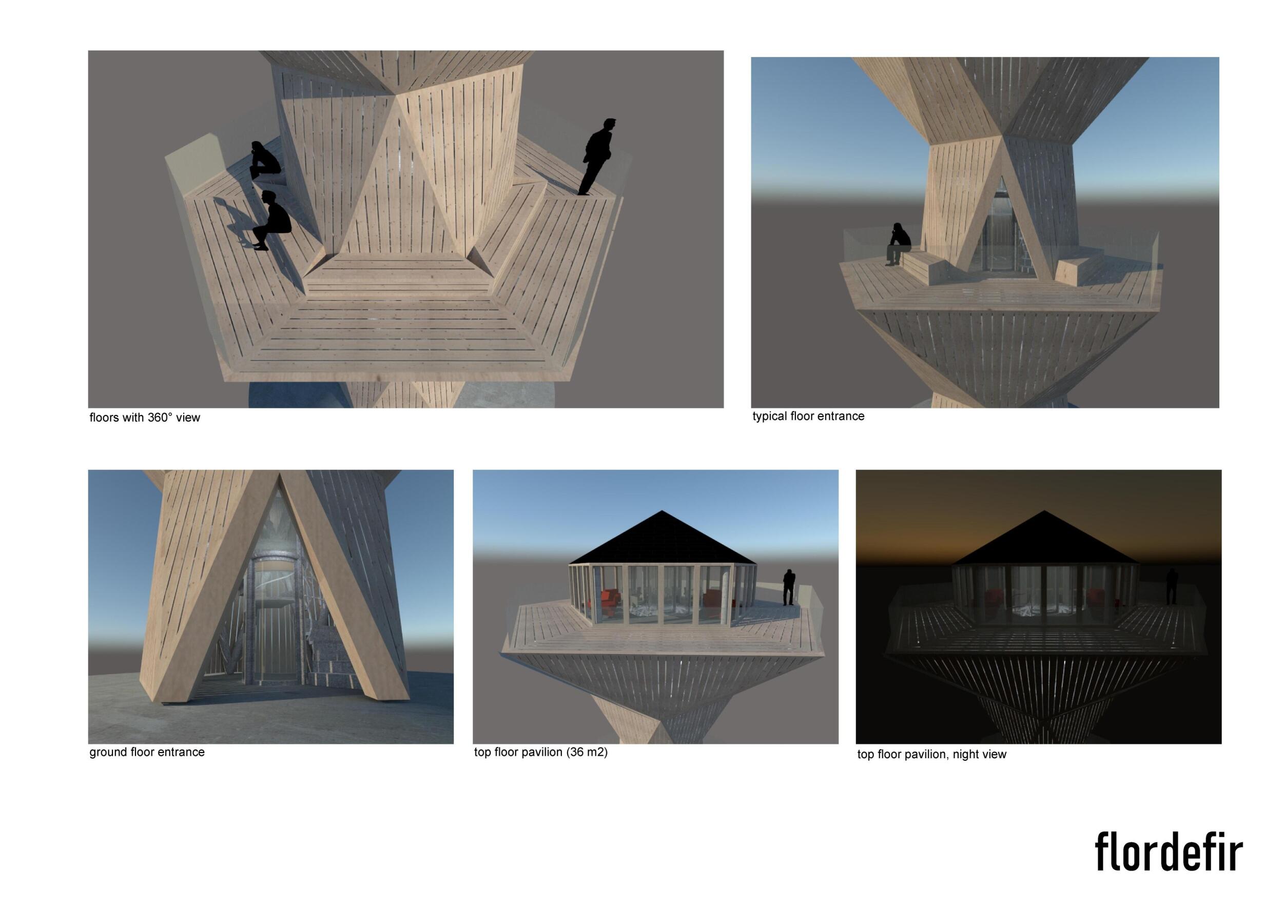 Architecture project // Galvanized Structure with 360-Degree Views and ...
