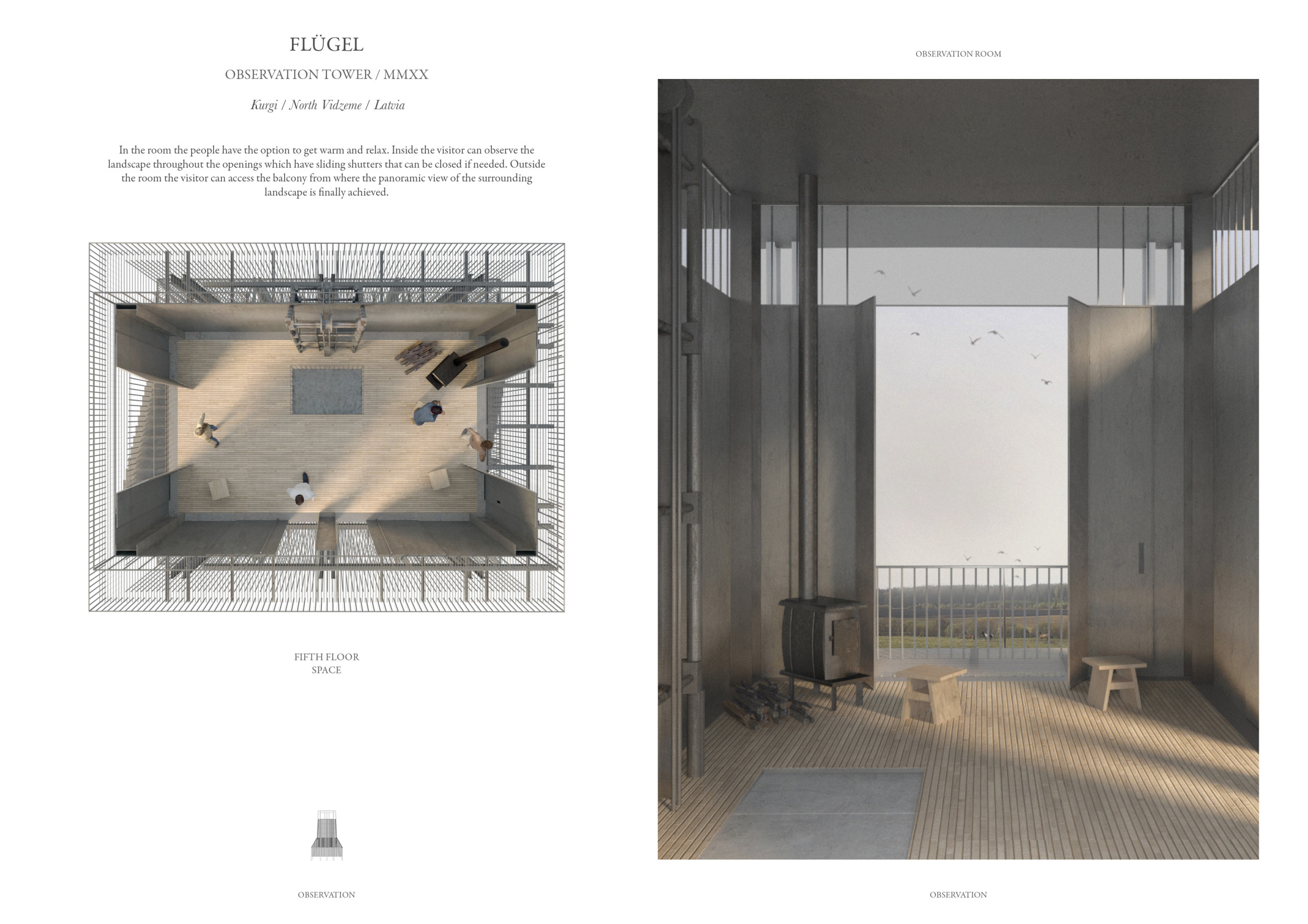 Architecture project // Metal Structure Offering Panoramic Views and ...
