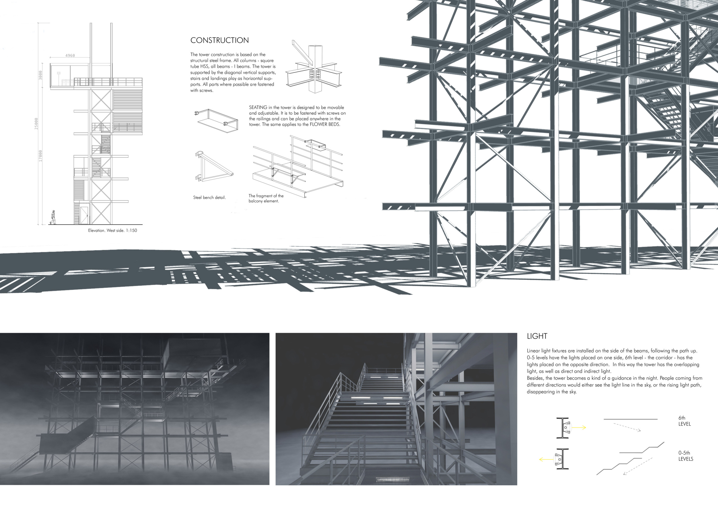 Architecture project // Connecting Nature and Urban Life Through Steel ...