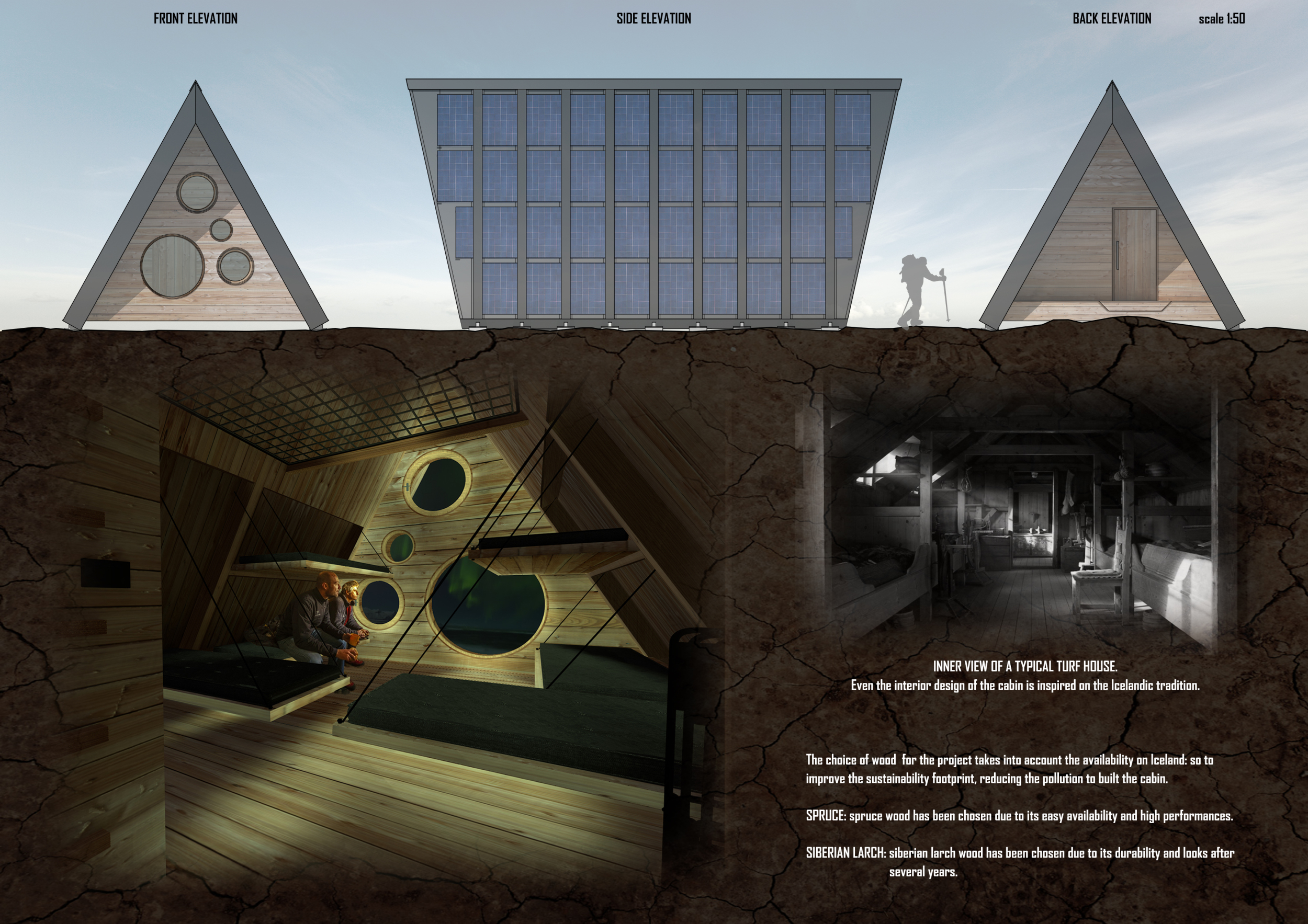 Architecture project // Modular Shelter Crafted from Laminated Spruce ...