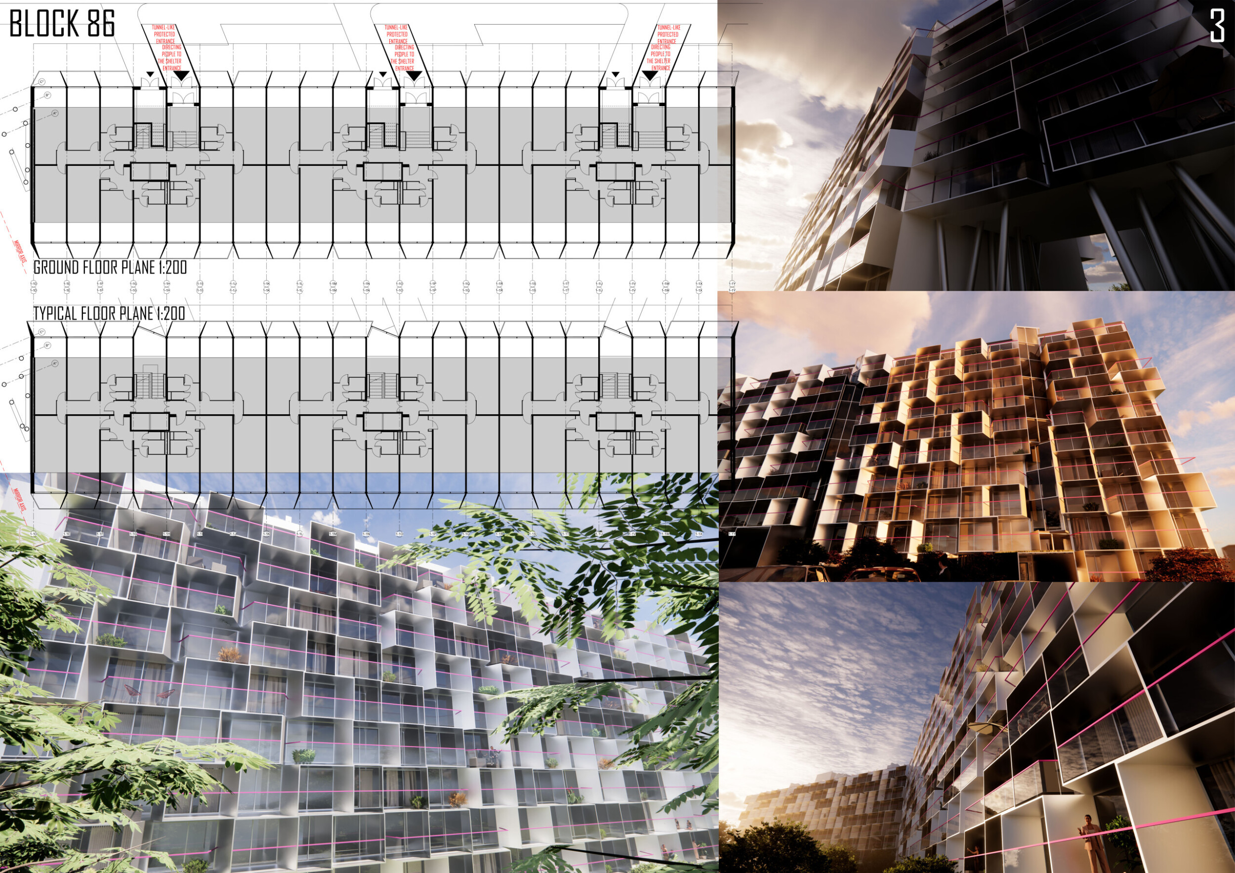 Architecture project // Plant-Integrated Concrete Frames Enhancing ...