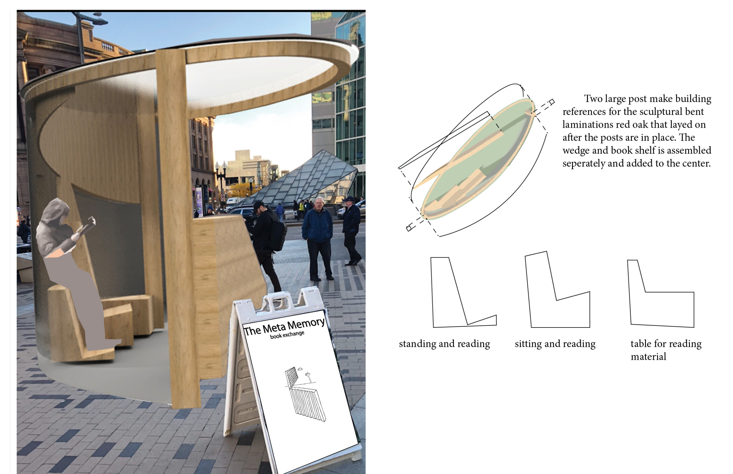 Architecture project // Wedge-Shaped Structure with Translucent ...
