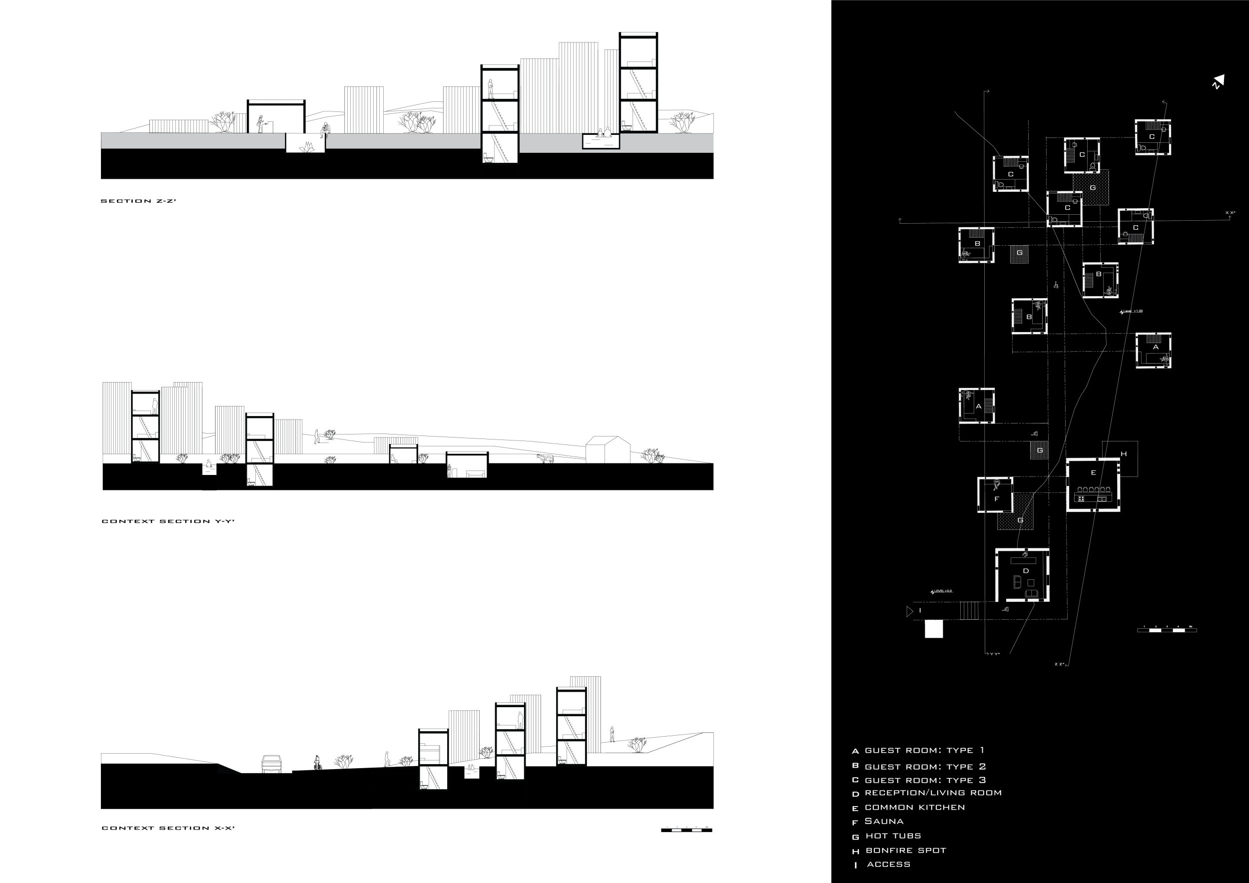 Architecture project // Lava Rock Retreat with Local Stone Facade