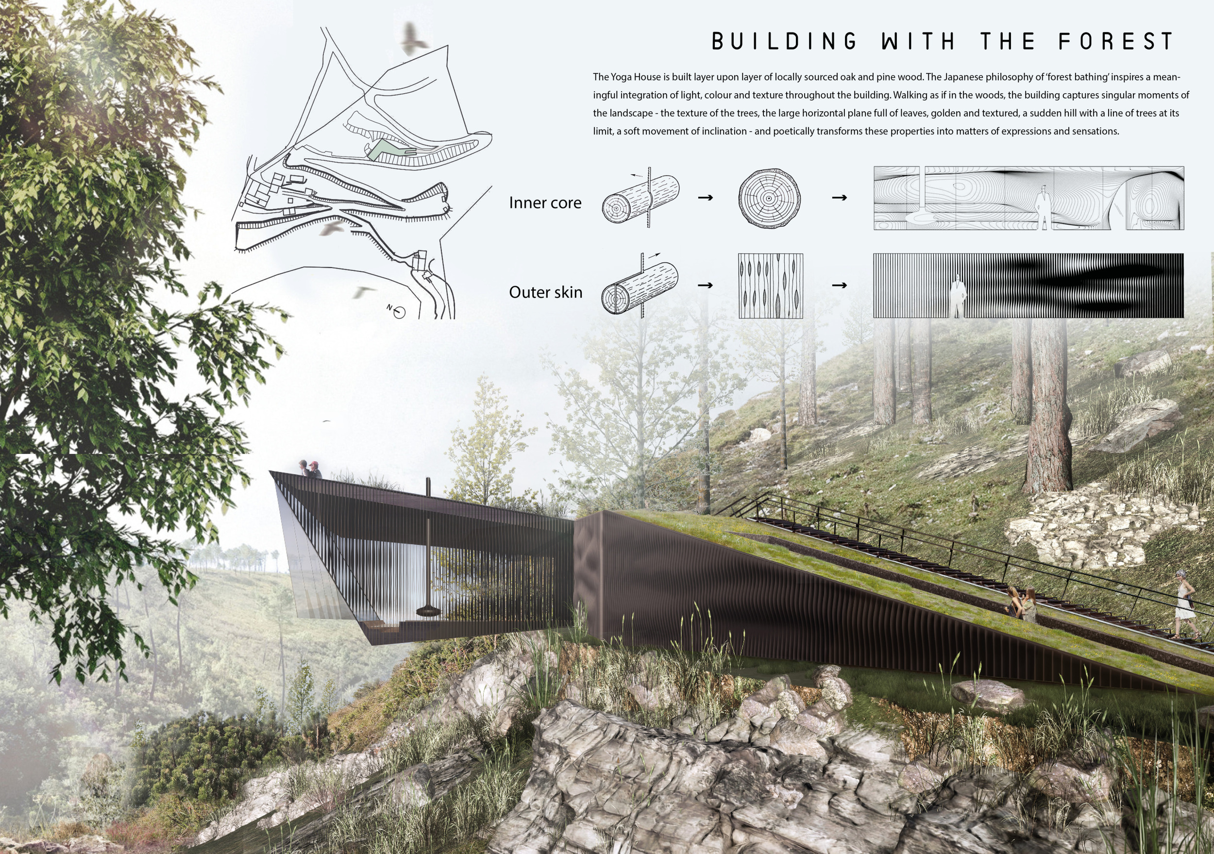 Architecture project // Organic Curves and Cantilevered Views in a ...