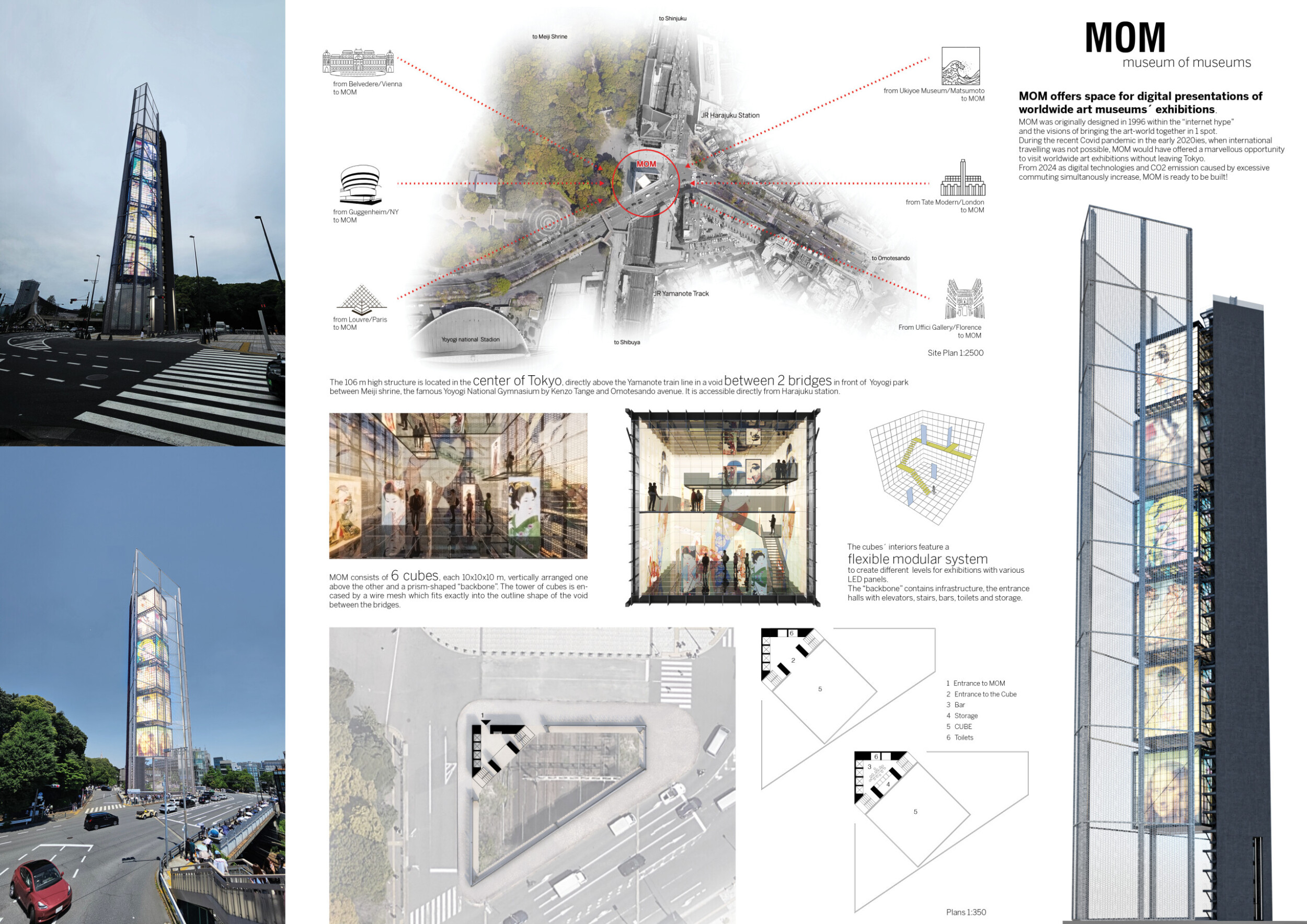 Architecture project // Cuboid Formations Enveloped in Transparent ...