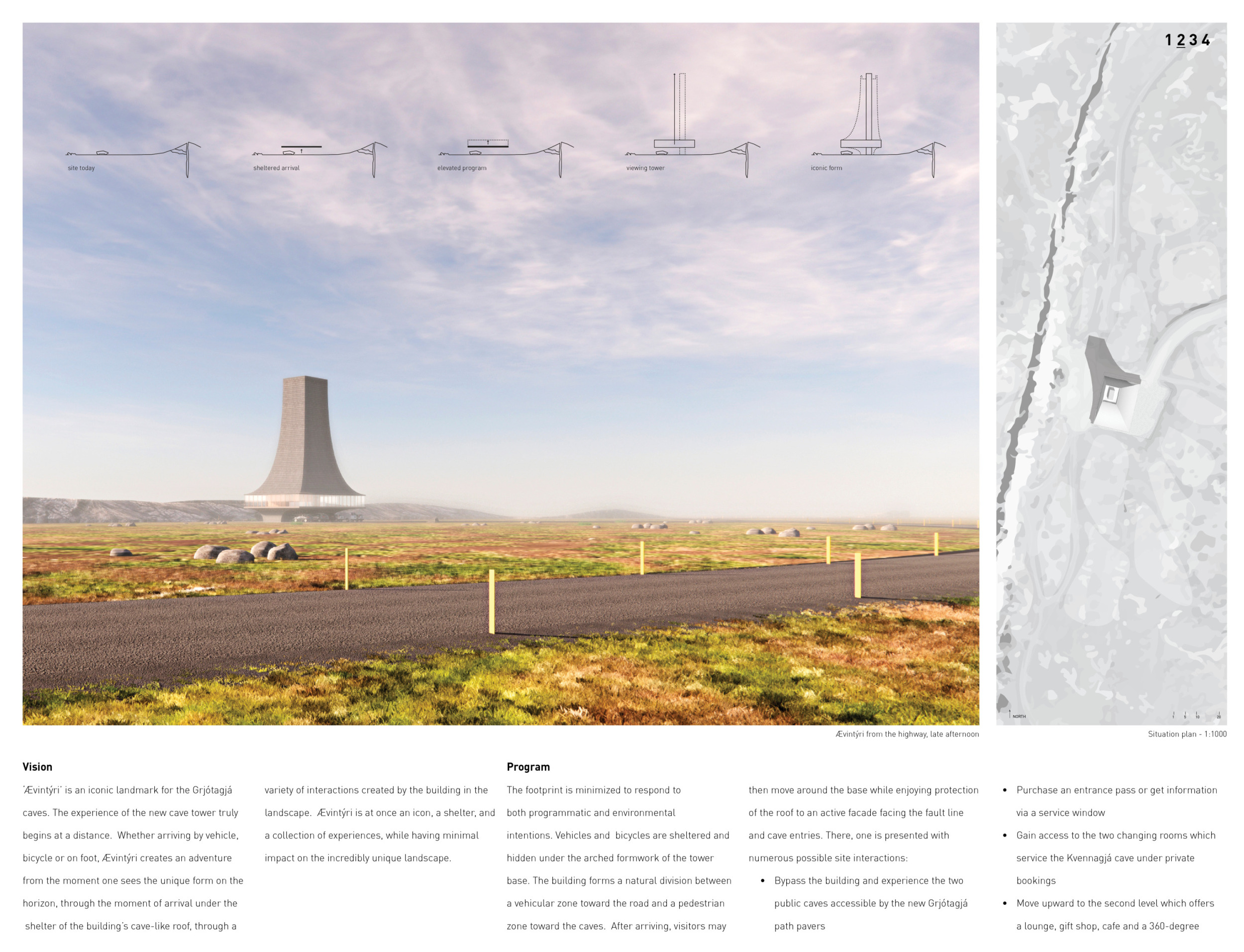 Architecture project // Sheltering Views from a Tectonic Observation ...