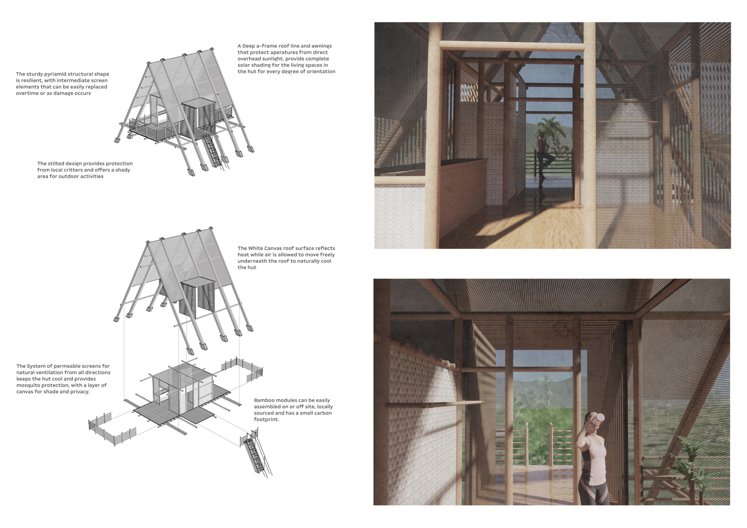 Architecture project // Bamboo Frameworks and Woven Reeds in a Tropical ...