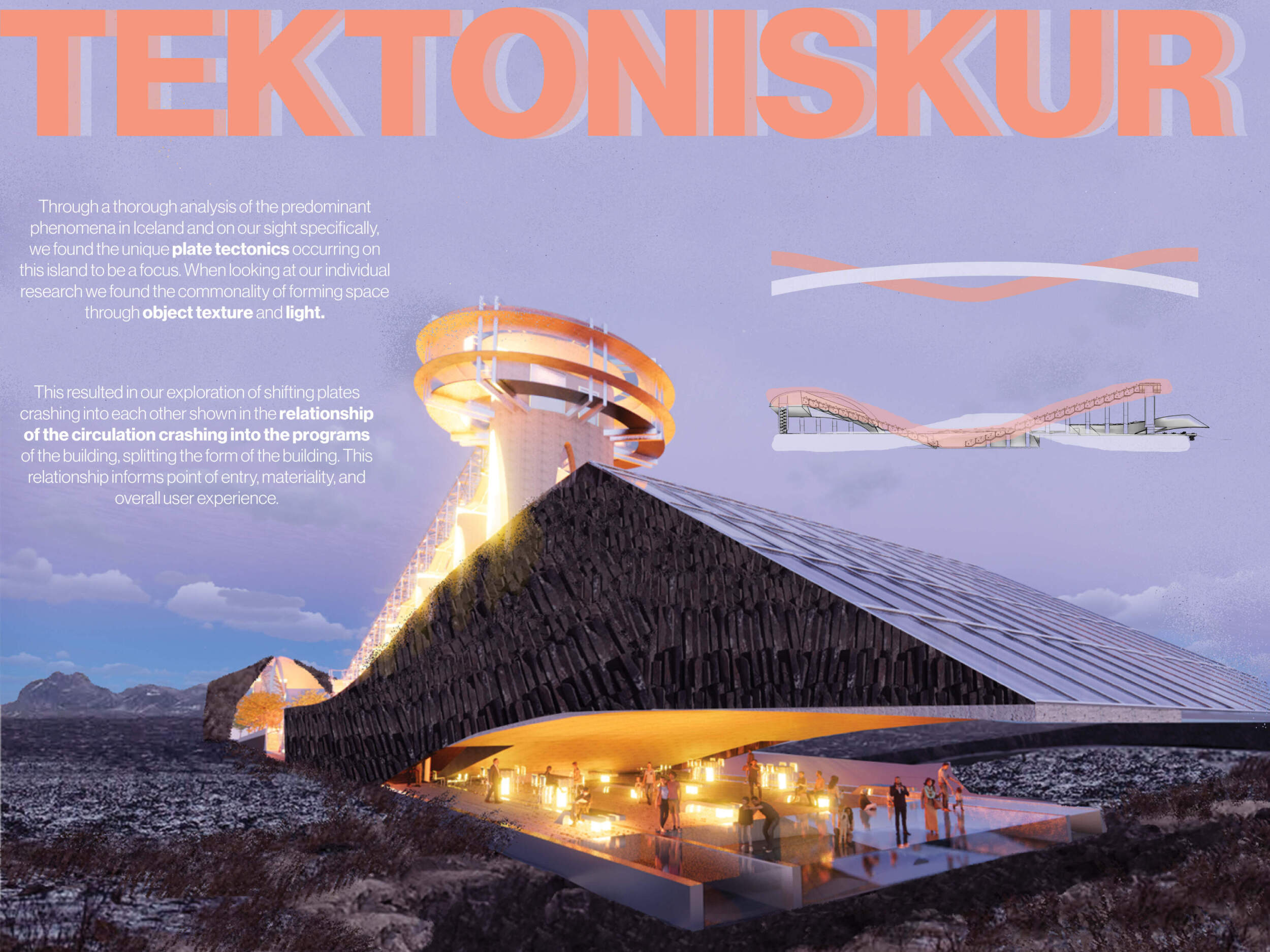 Architecture project // Tectonic Inspired Design with Thermal Glazing ...
