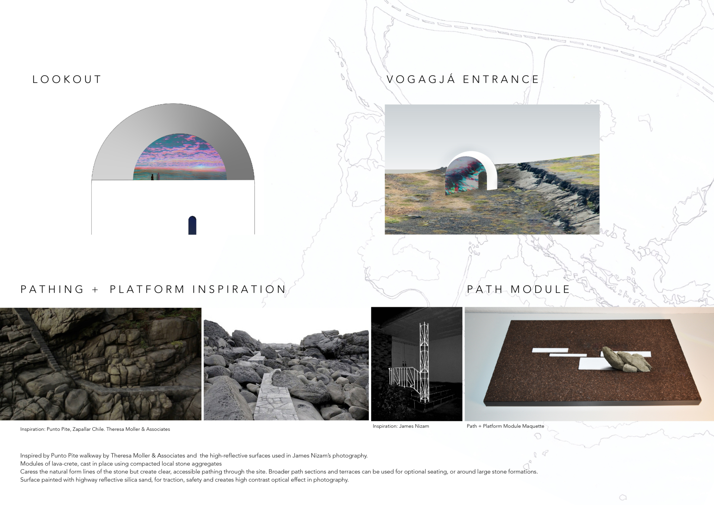 Architecture project // Mirrored Arches of Volcanic Concrete Framing ...