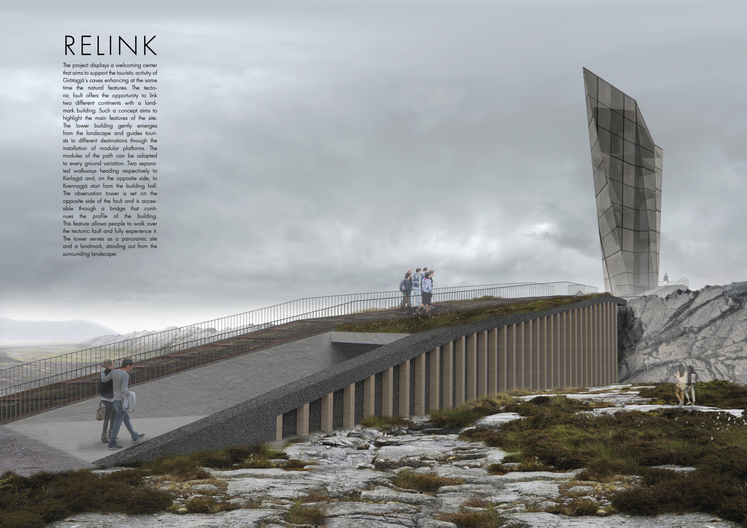 Architecture project // Perforated Walkways Enhancing Tectonic ...