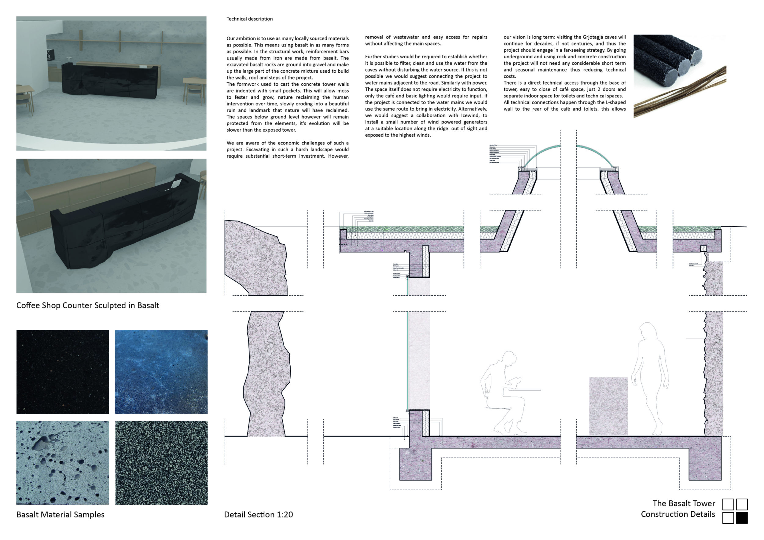 Architecture project // Moss-Covered Basalt Structure Embracing ...