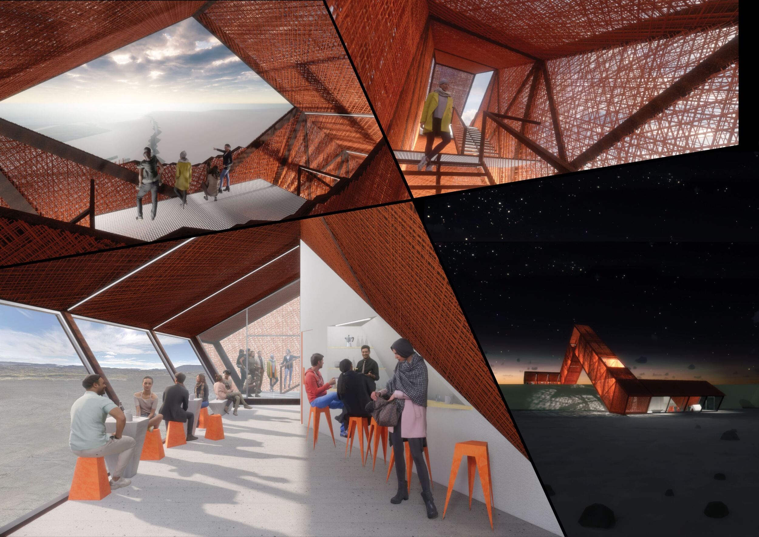 Architecture project // Reinforcing Bars and Water Collection in a ...