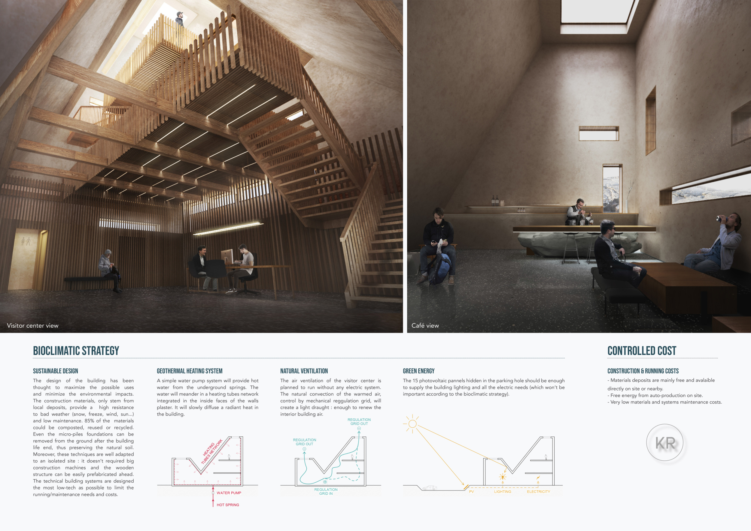 Architecture project // Tectonic Spaces Shaped by Earth Plaster and ...