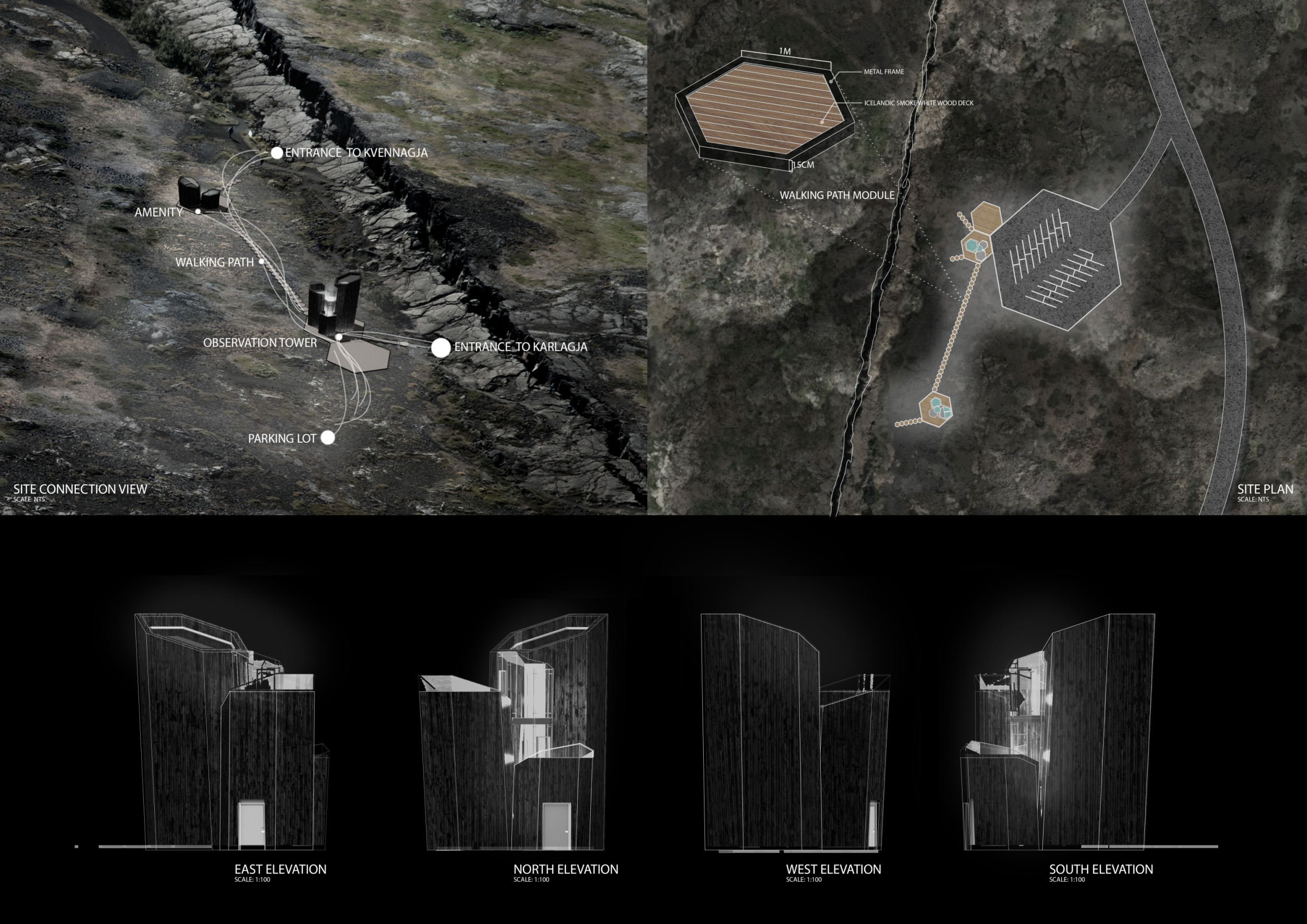 Architecture project // Tectonic Inspired Observation Tower Featuring ...