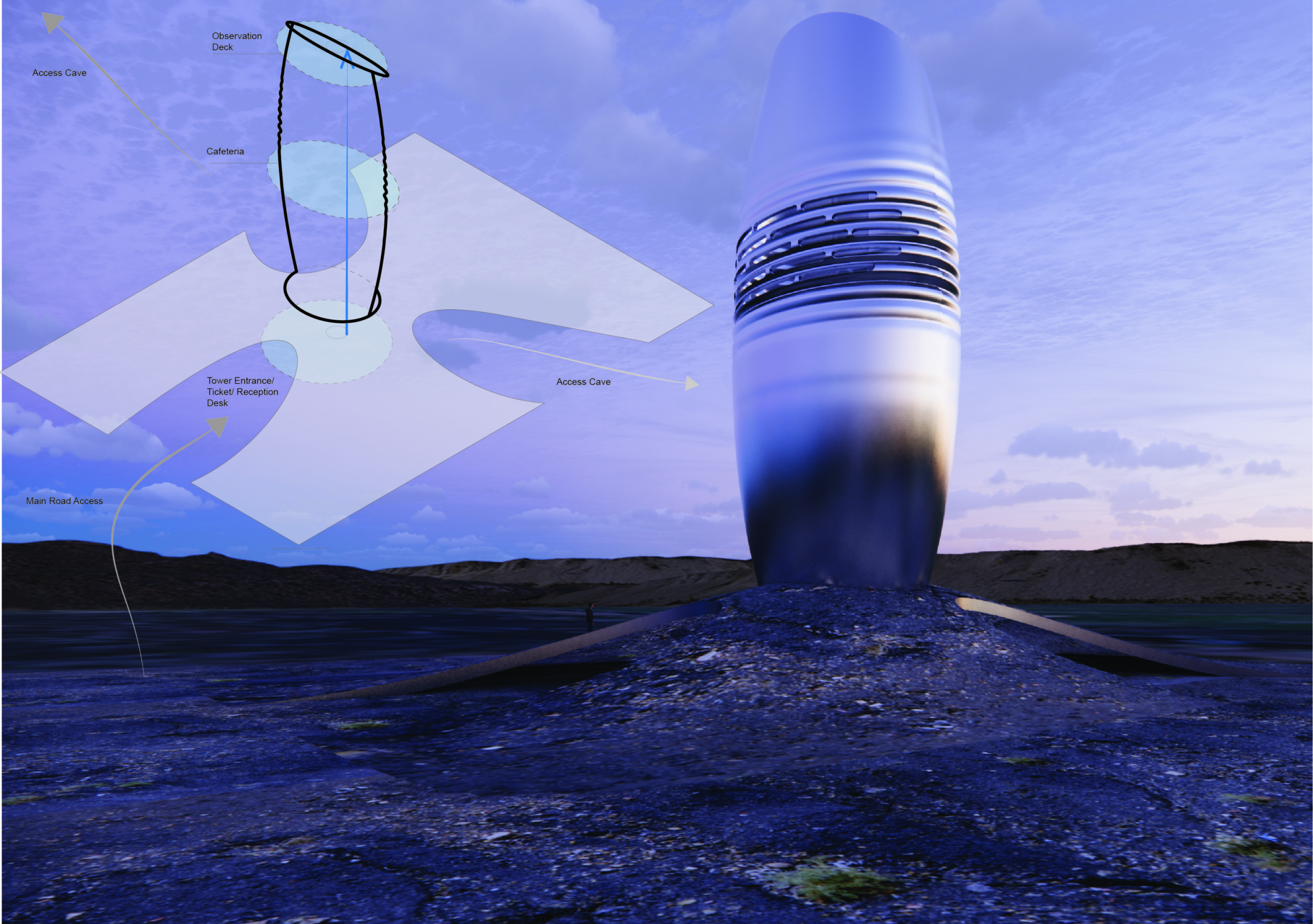 Architecture project // Rippled Form Enhancement with Galvanized Steel ...