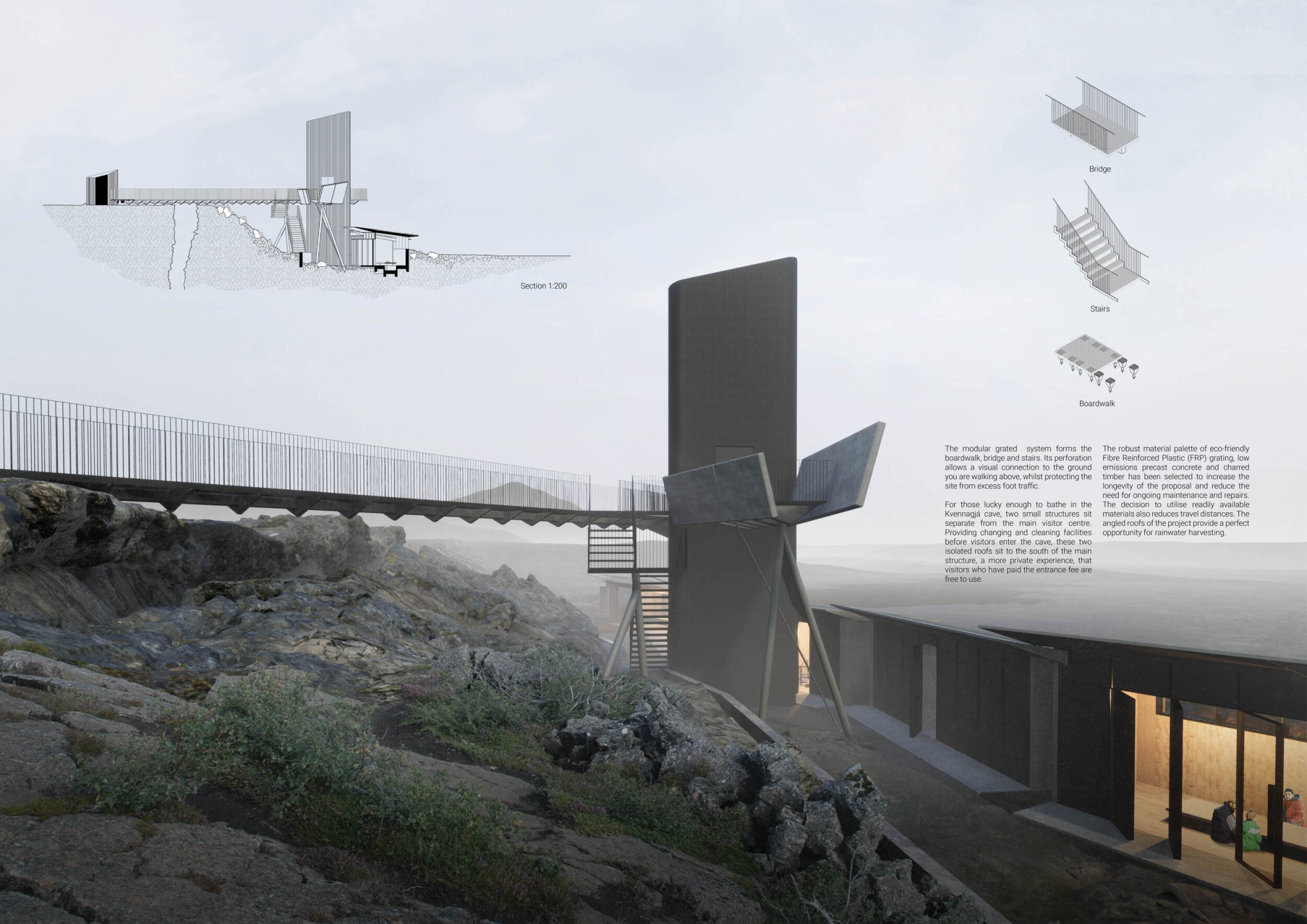 Architecture project // Elevated Lookouts with FRP Grating and Natural ...