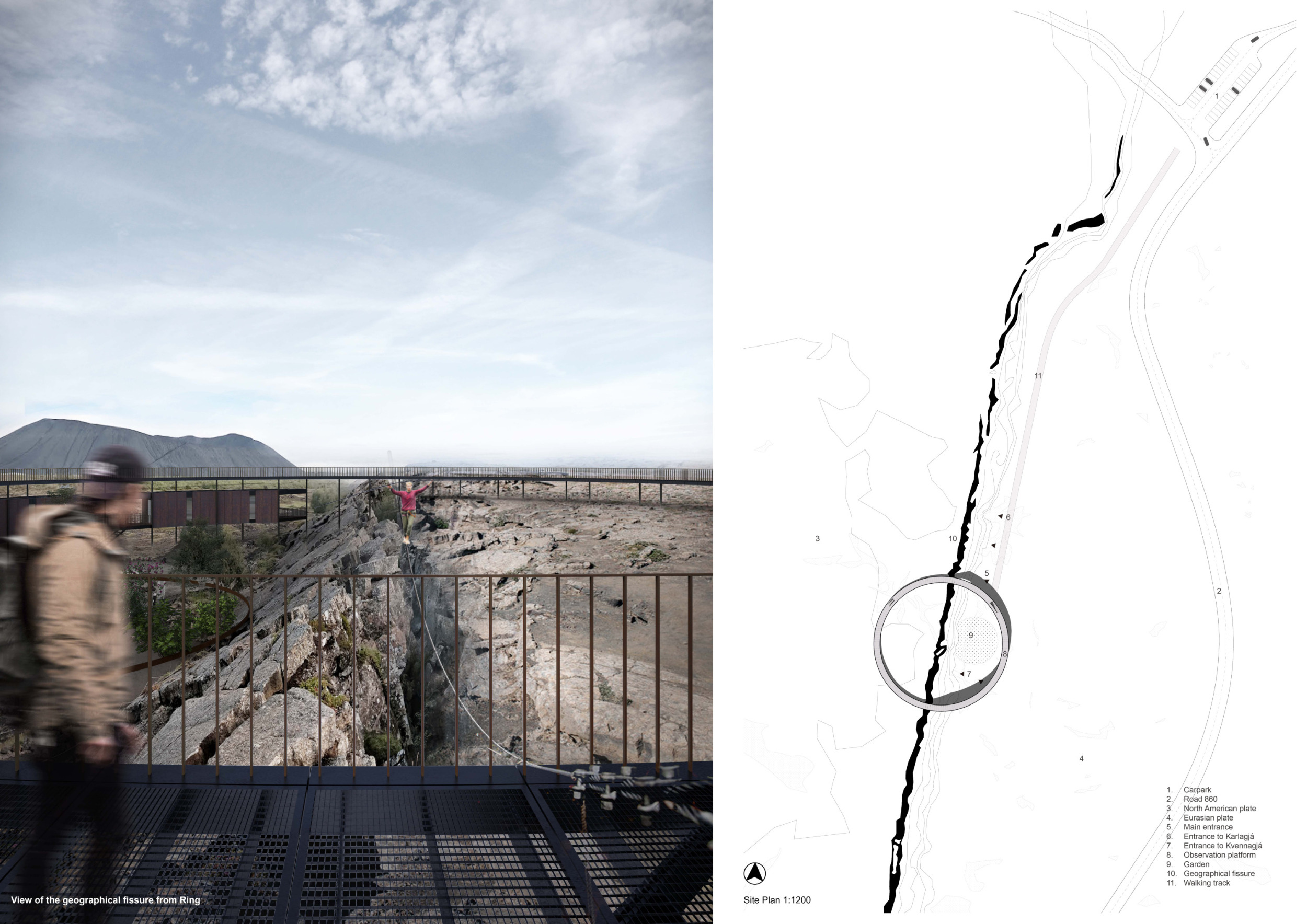 Architecture project // Connecting Tectonic Plates with Circular ...