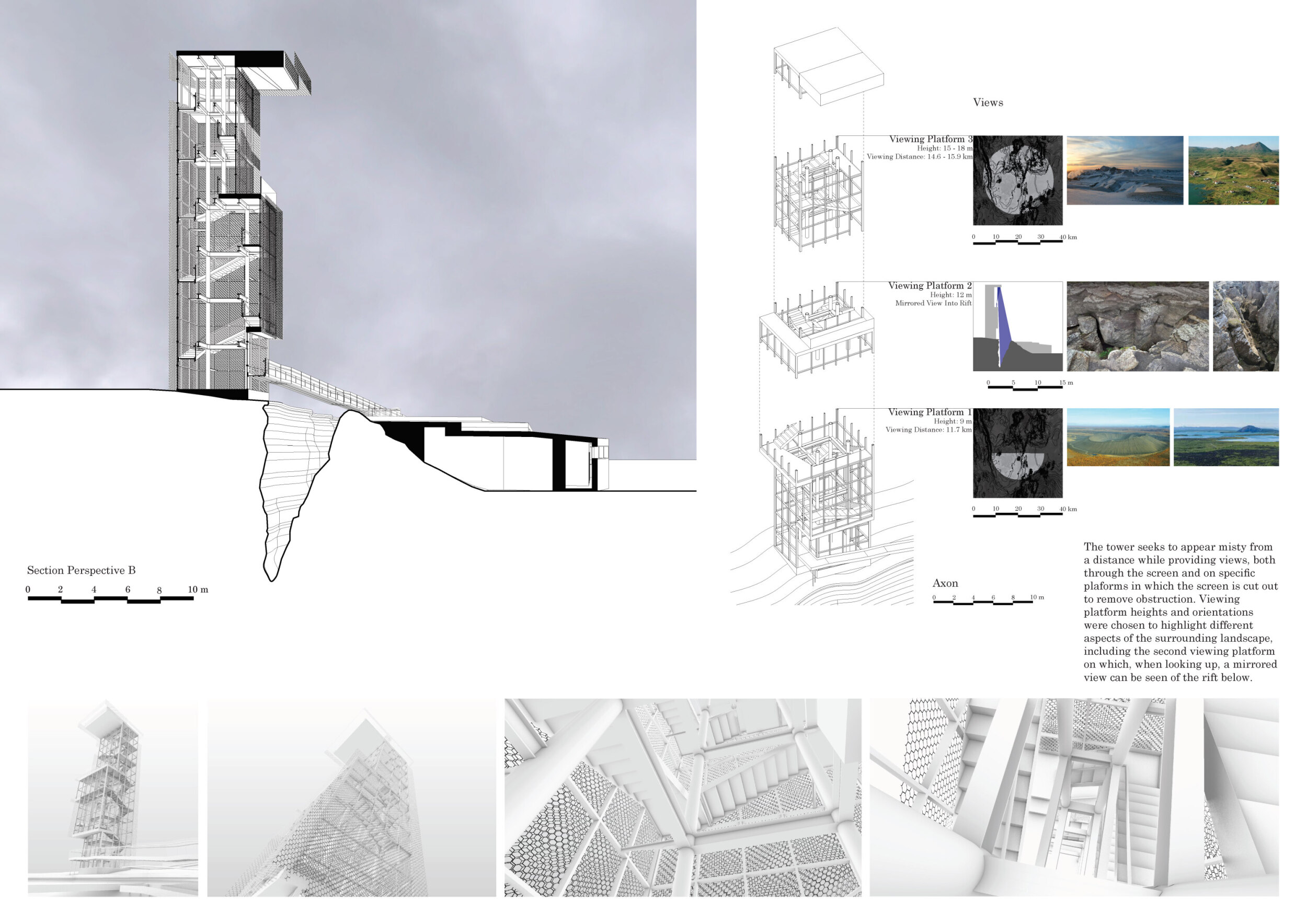 Architecture project // Moiré Pattern Facade with Expanded Metal and ...