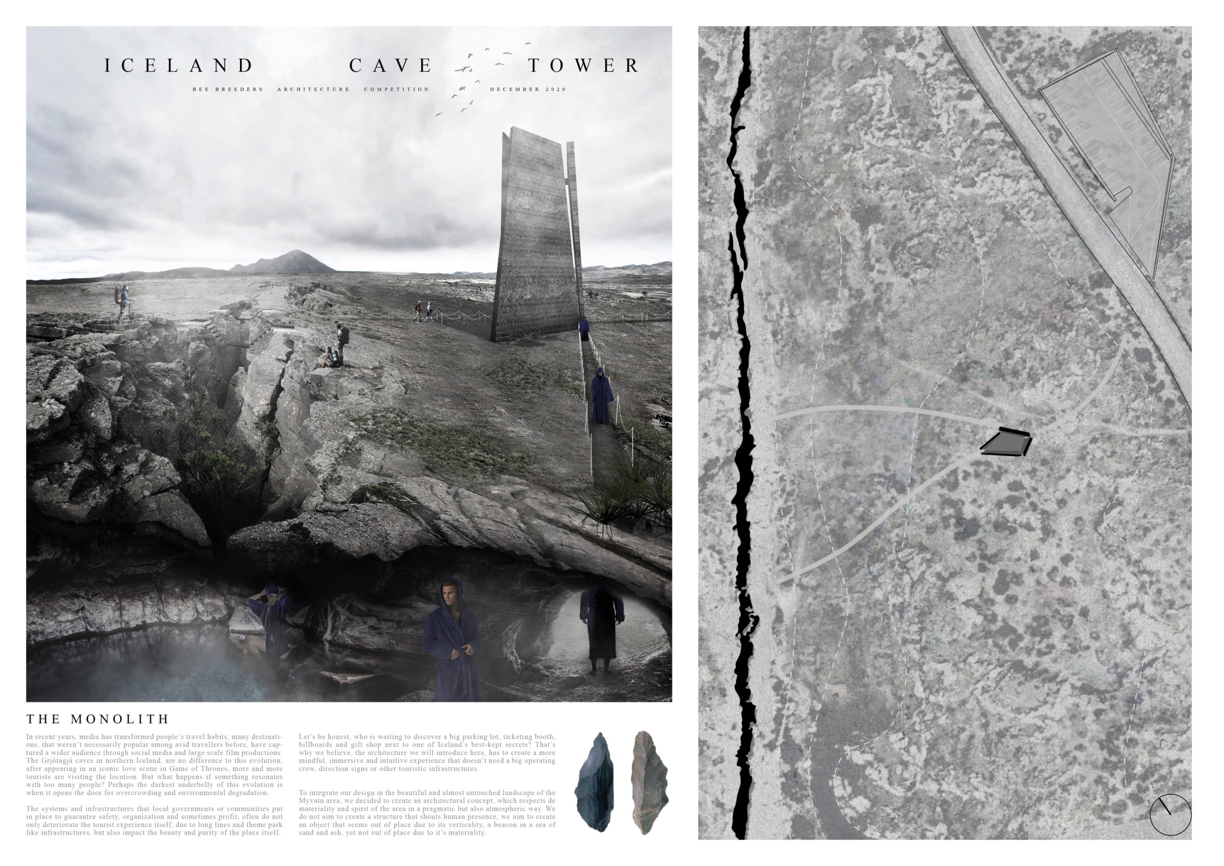 Architecture project // Vertical Structure of Rammed Earth Emphasizing ...