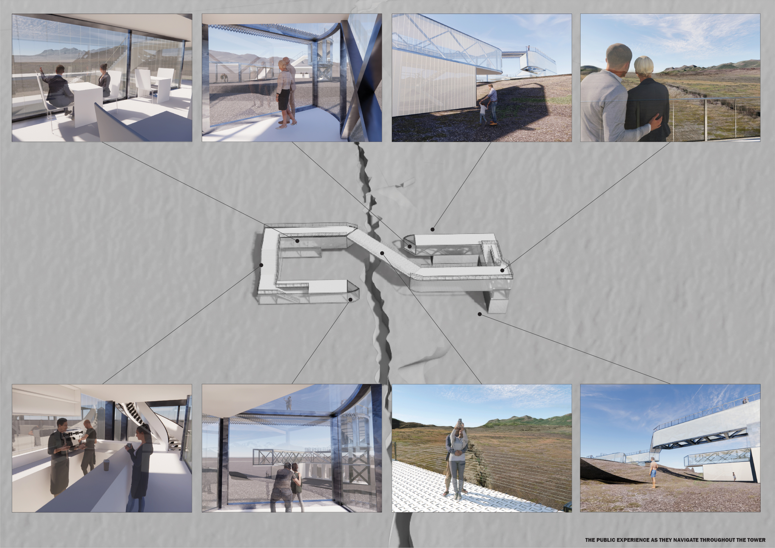 Architecture project // Connecting Tectonic Forces Through a Viewpoint ...