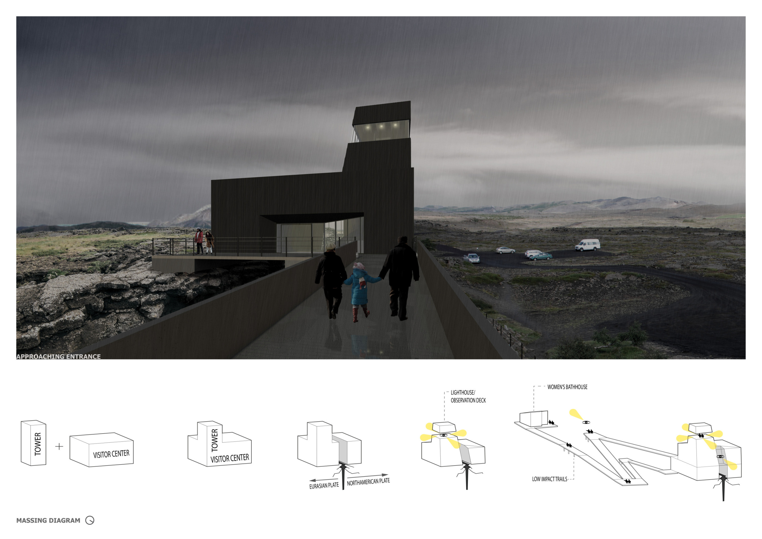 Architecture project // Tectonic Strata Pavilion with Corrugated Metal ...