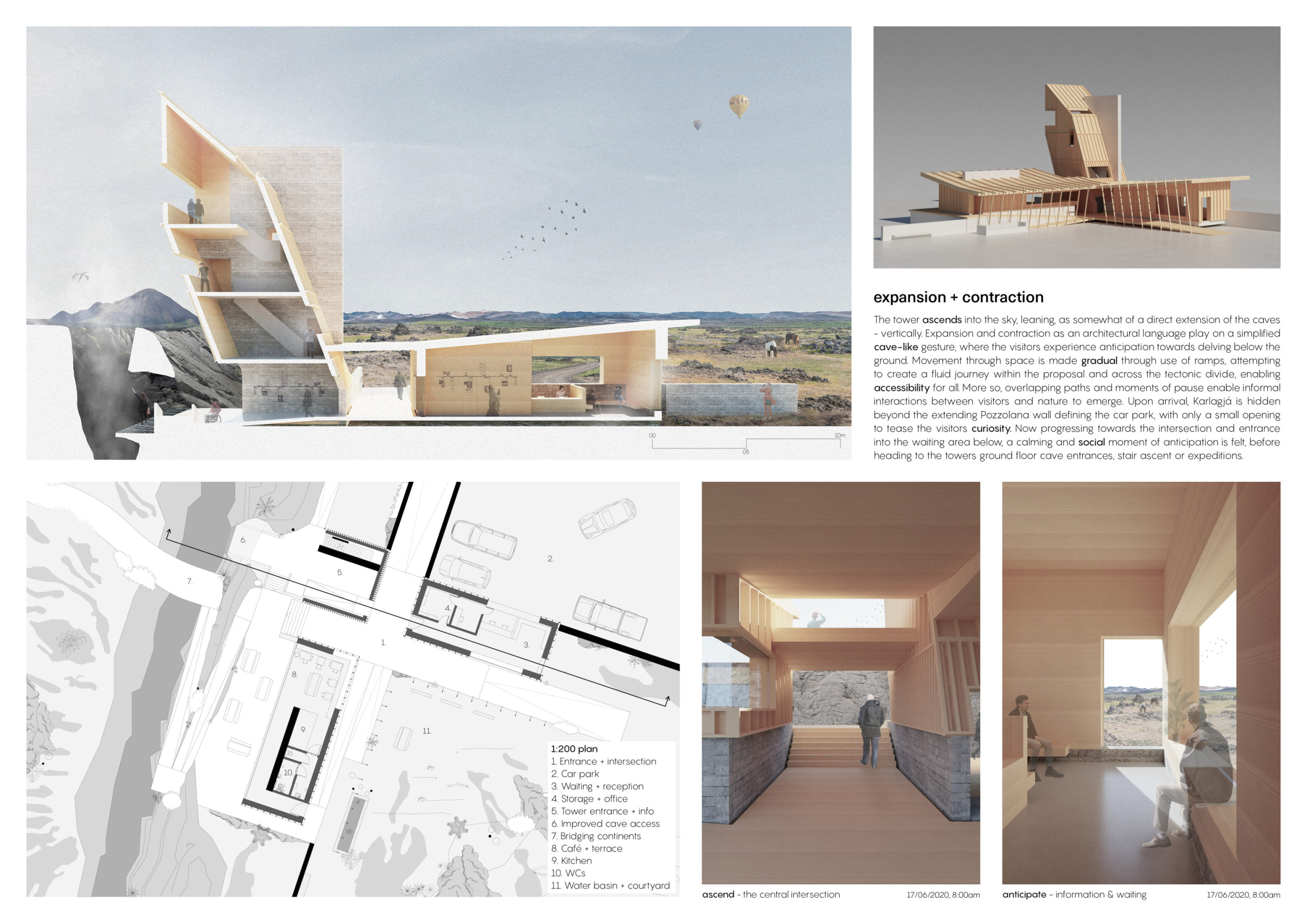 Architecture project // Volcanic Ash and Tectonic Design in a Landscape ...