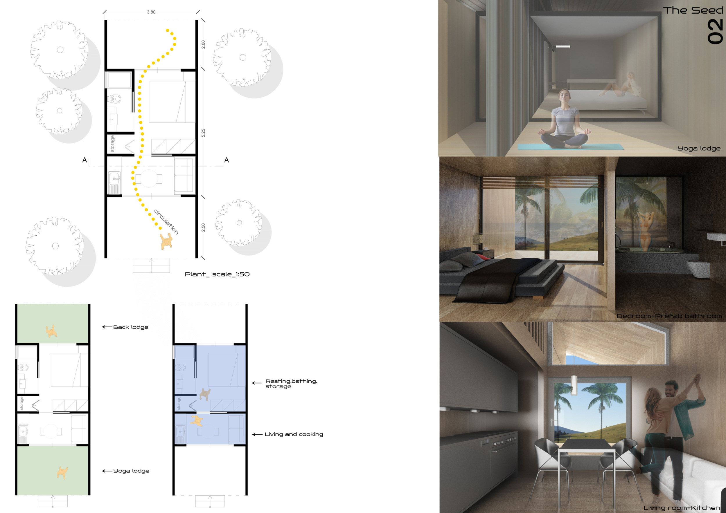 Architecture project // Modular Living Spaces with Engineered Bamboo ...