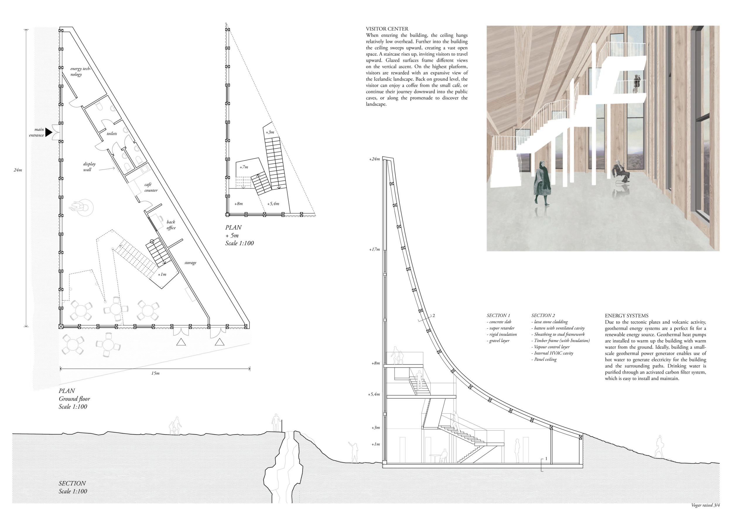Architecture project // Lava Stone Landmark Inspired by Huldufólk ...