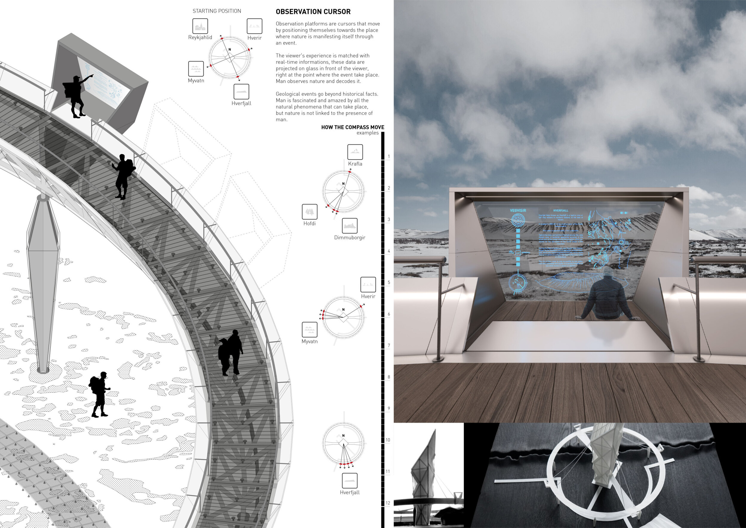 Architecture project // Elevated Circular Walkway Enhances Geological ...