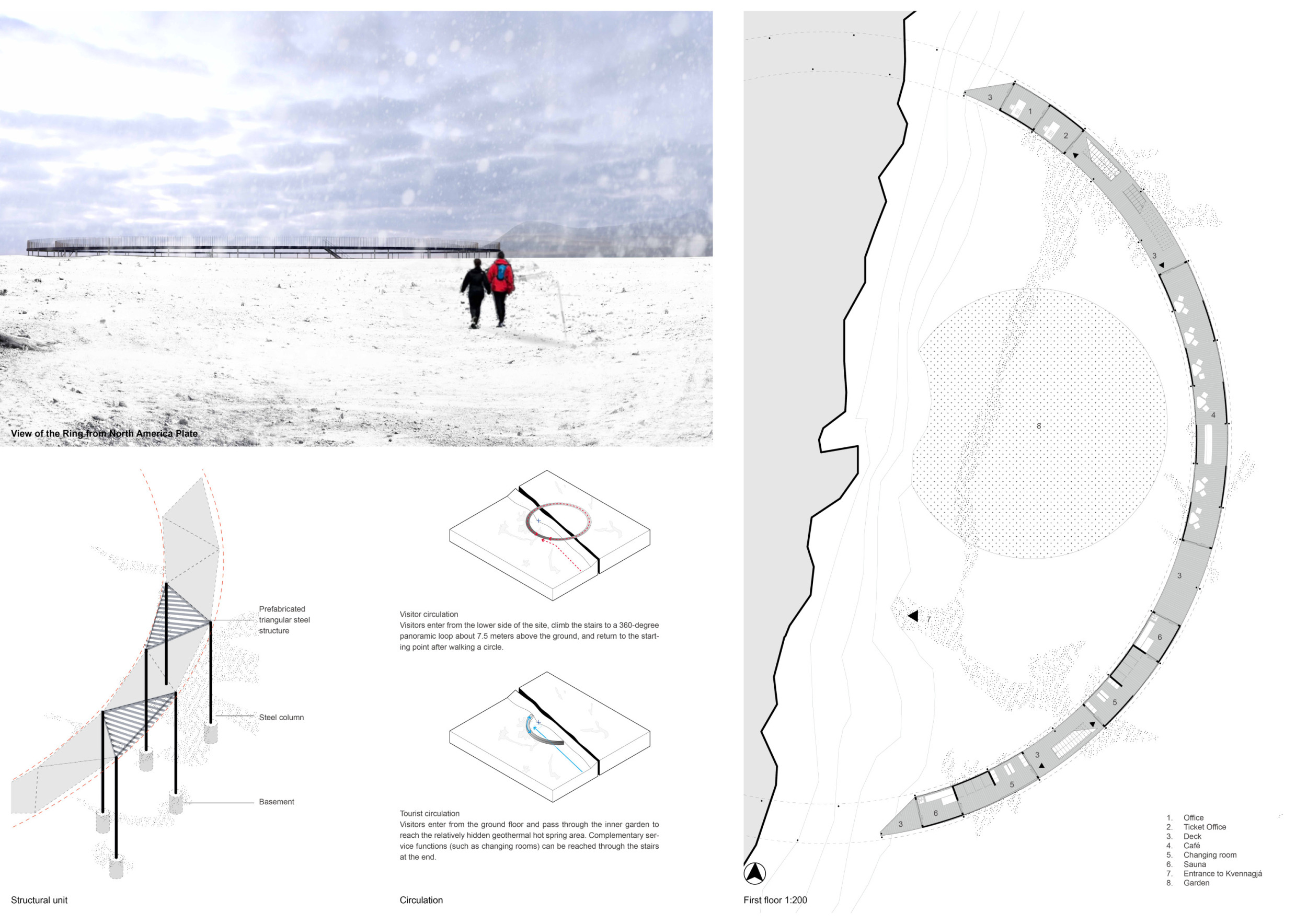 Architecture project // Connecting Tectonic Plates with Circular ...