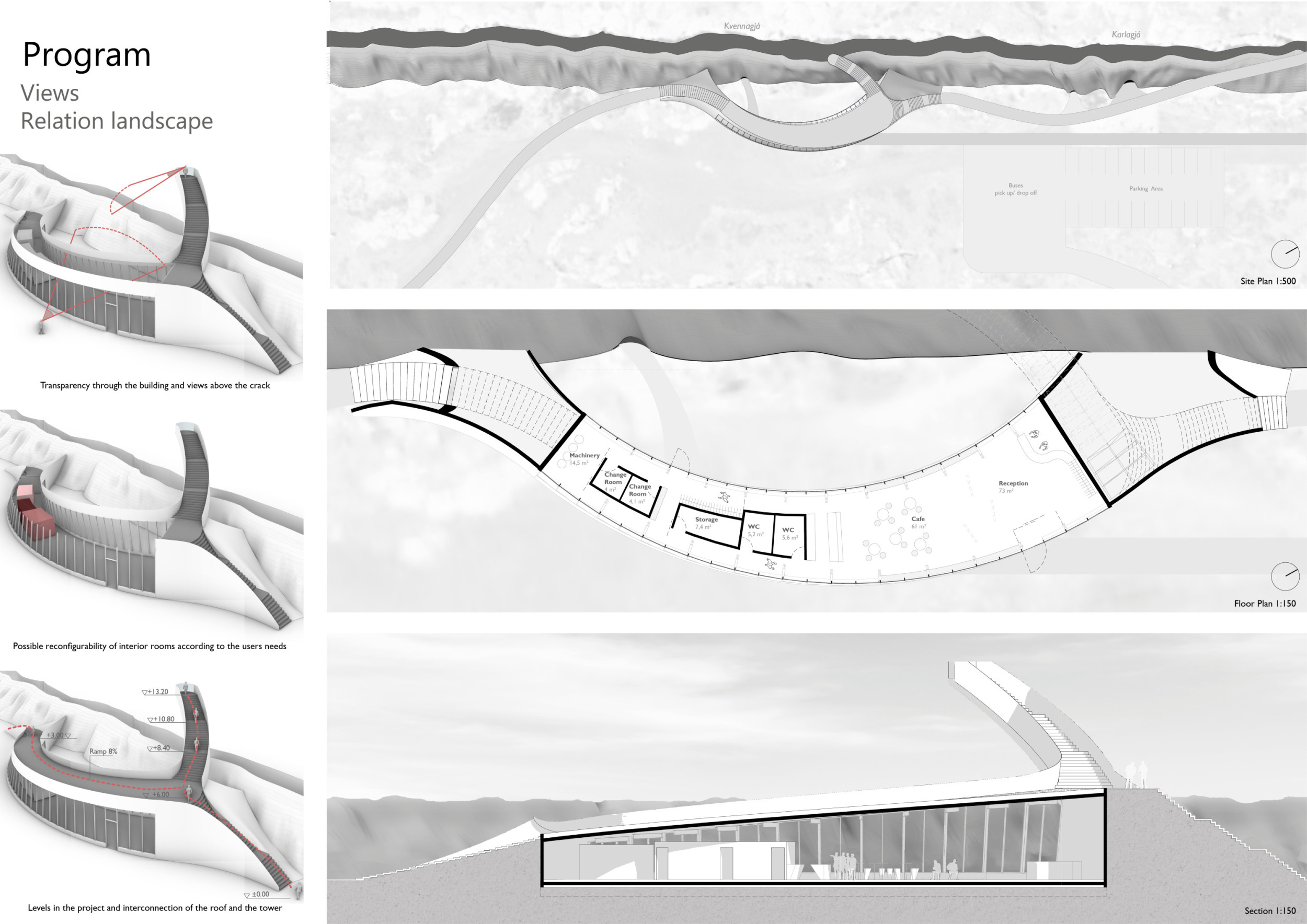 Architecture project // Curved Steel Enclosure Enhances Cave Access and ...
