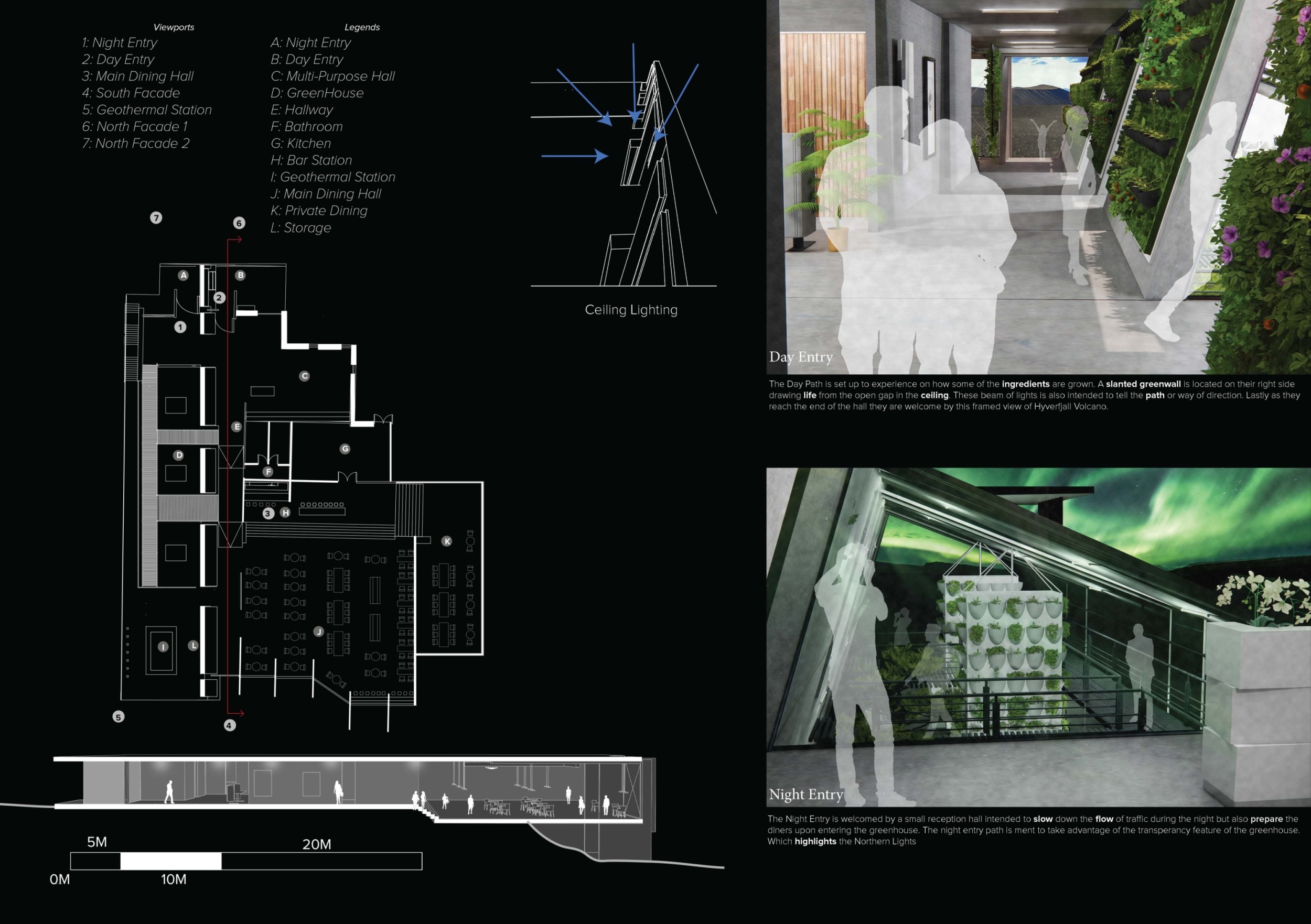Architecture project // Framing Nature Through Transparency and Green ...