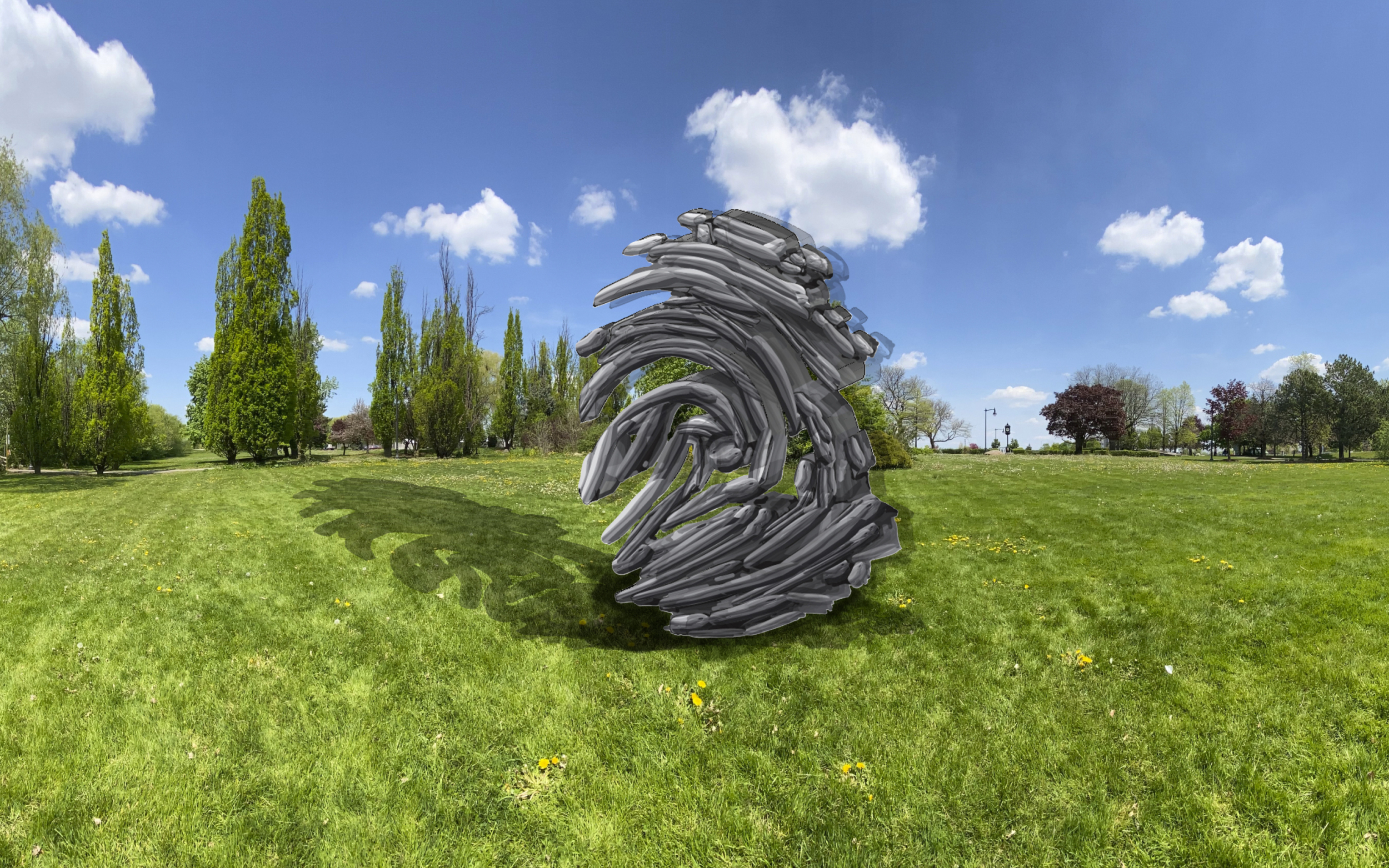 Architecture project // Stone Memorial Reflecting Individuality and ...
