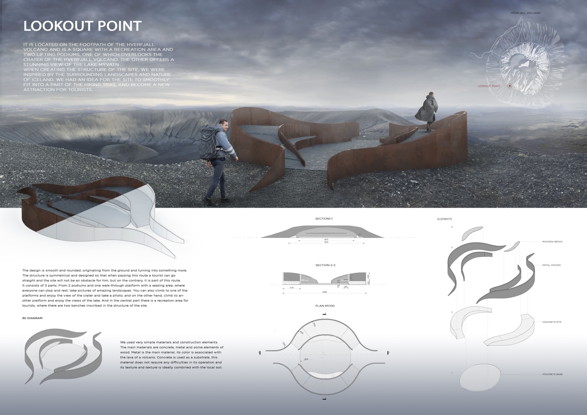 Architecture project // Forms of Concrete and Wood Offering Elevated ...