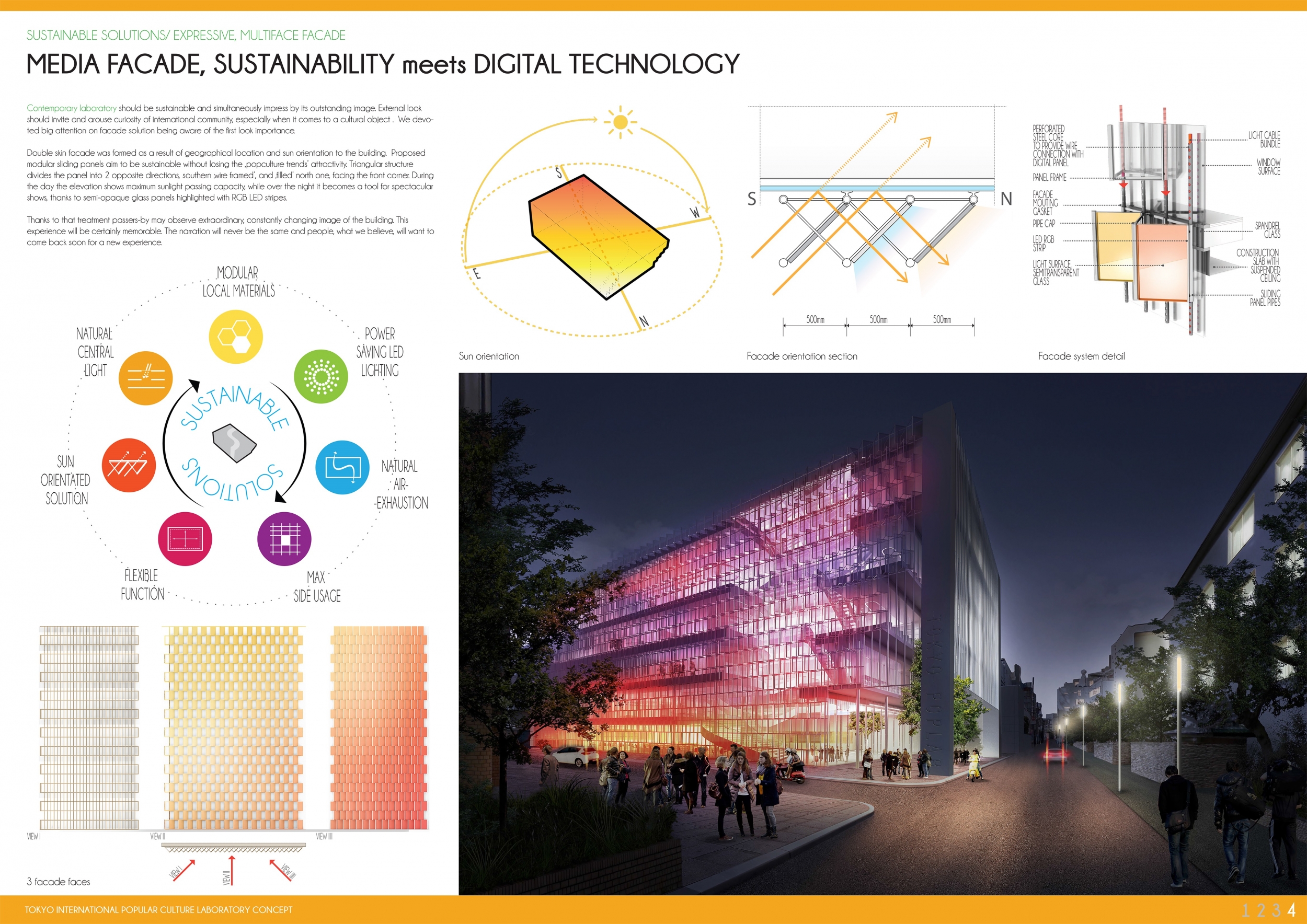 Architecture project // Dual-Skin Façade Using Chromium Plating ...