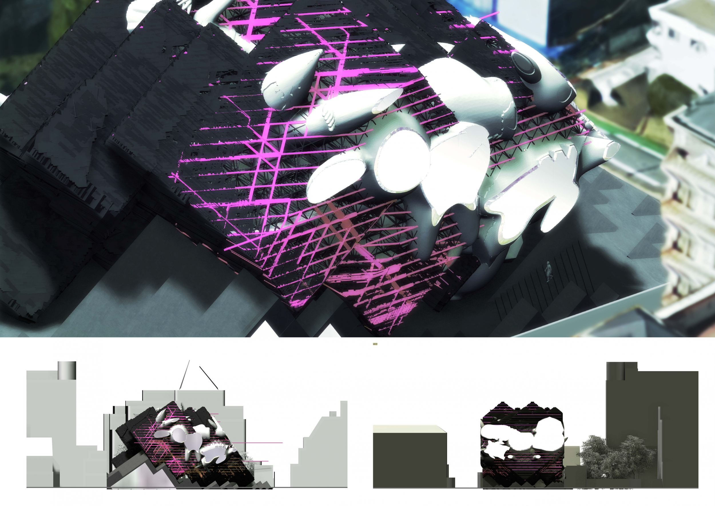 Architecture project // Translucent Polycarbonate Facade and Flexible ...