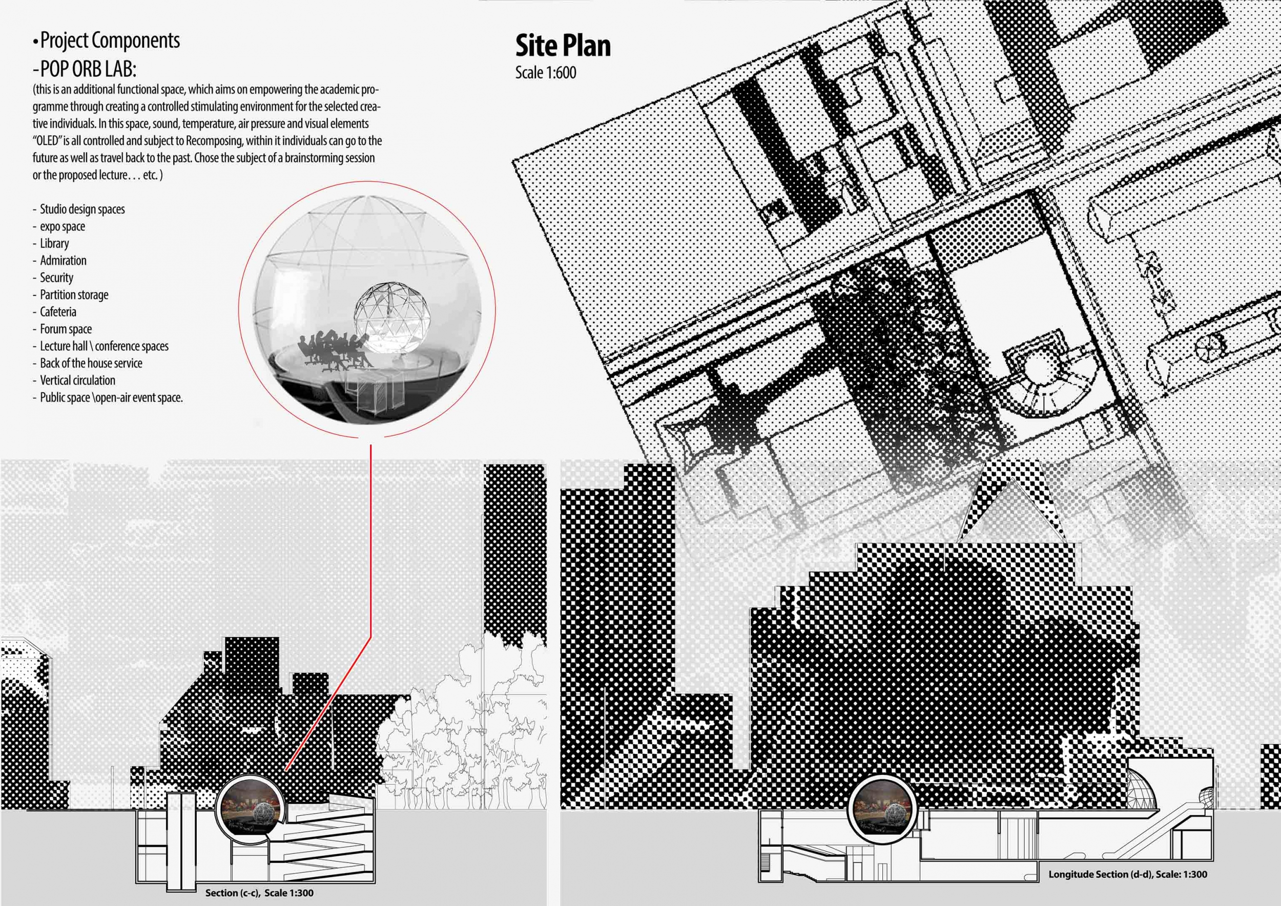 Architecture project // Geodesic Design with Transparency and Flexible ...