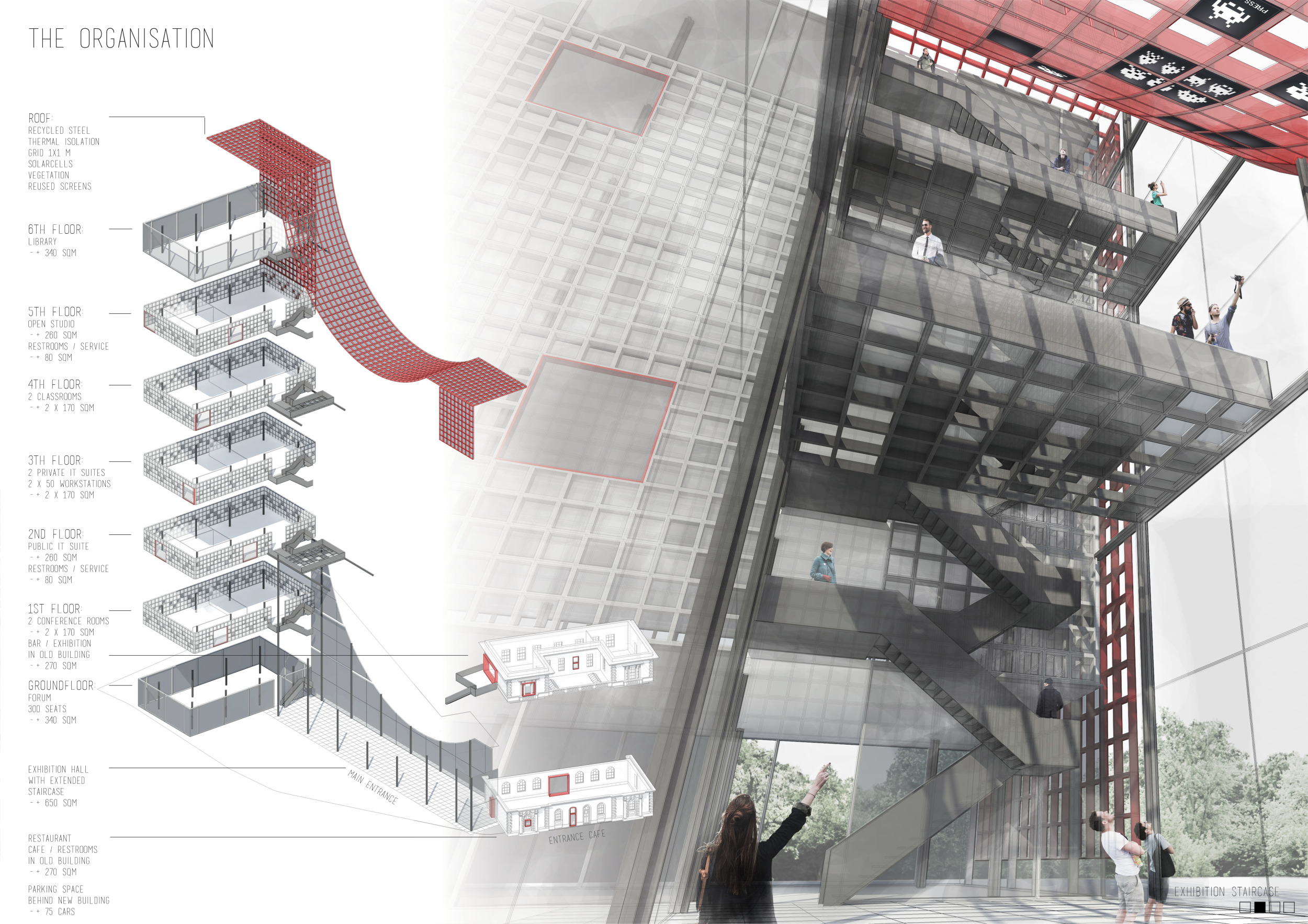 Architecture project // Solar-Integrated Translucent Facade with ...