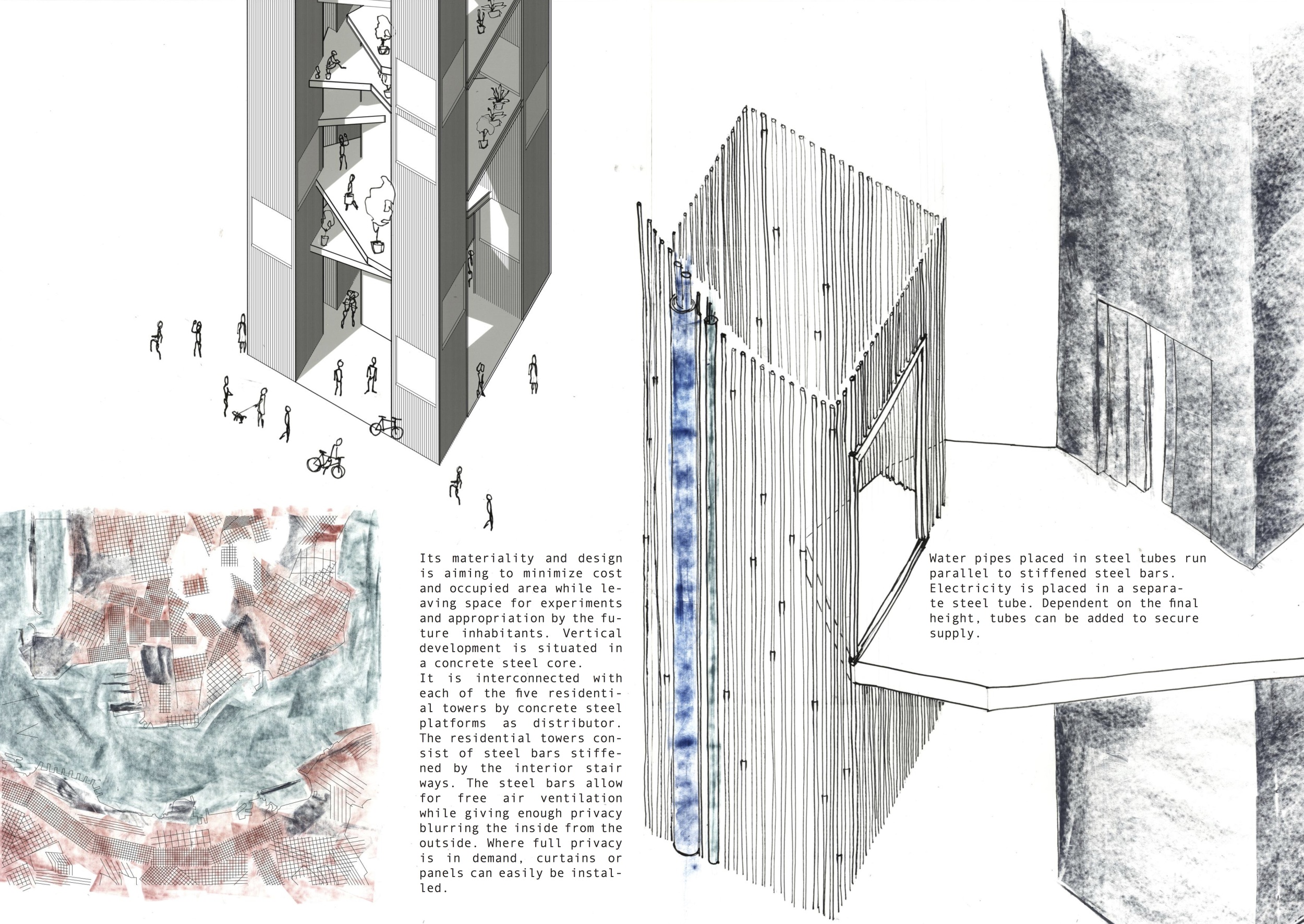 Architecture project // Elevated Living Spaces Enclosed in Concrete and ...