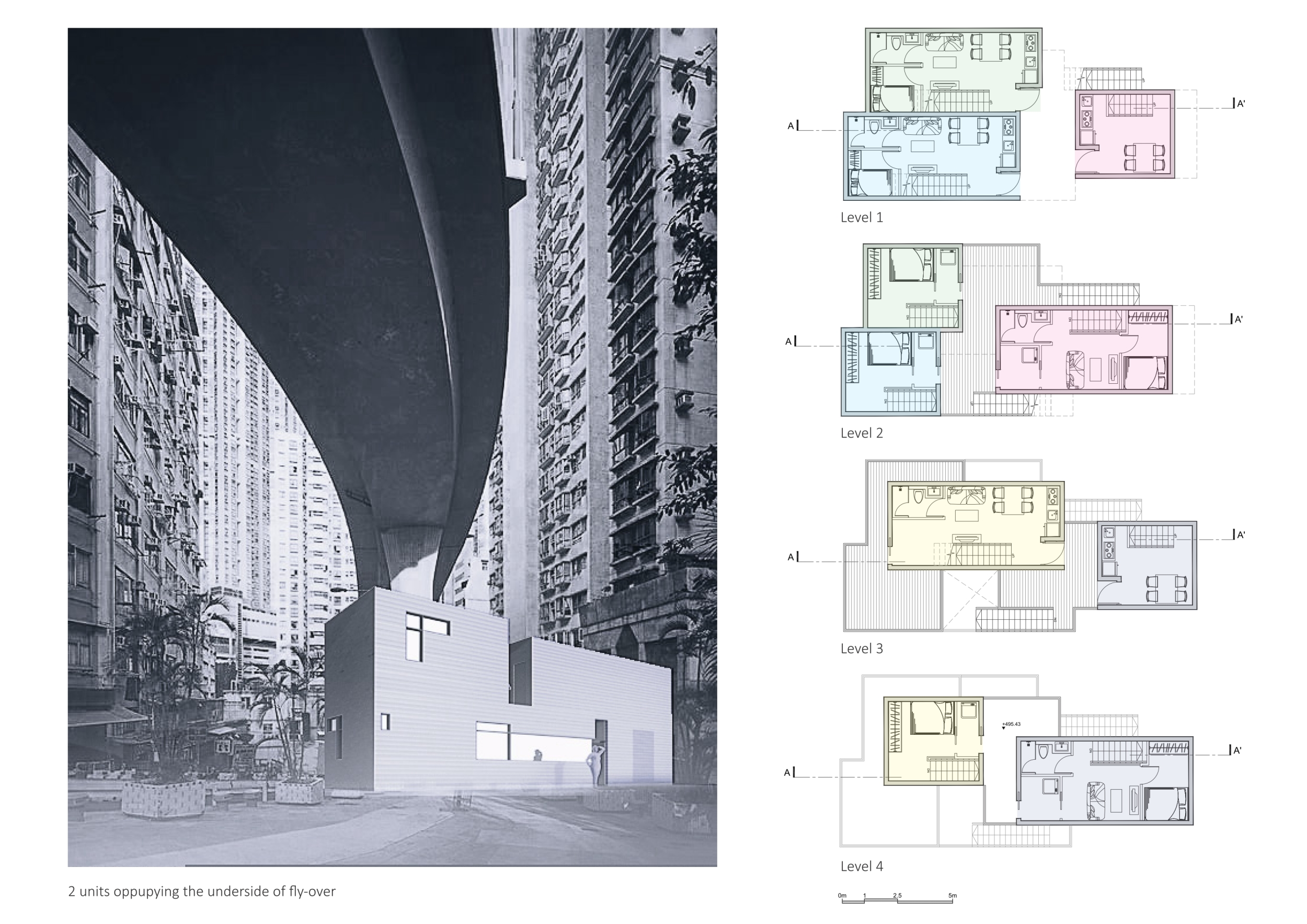 Architecture project // Interlocking Steel Frames with Natural Wood ...