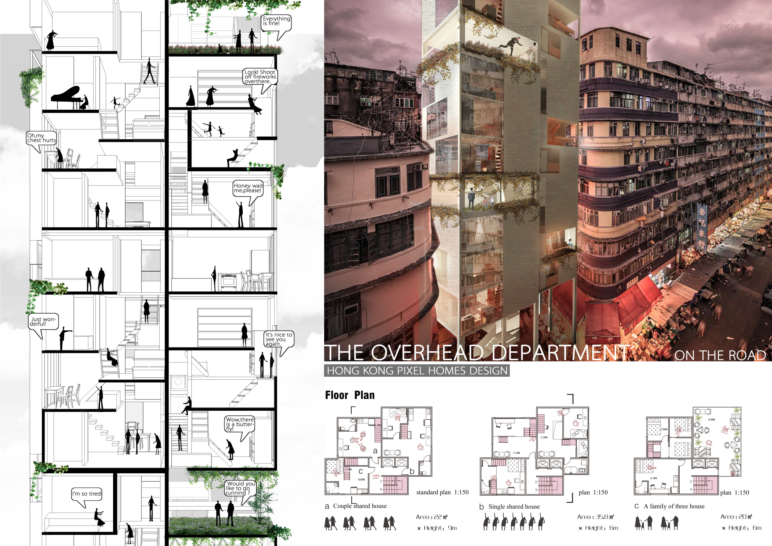 Architecture project // Vertical Living Through Modular Design and ...