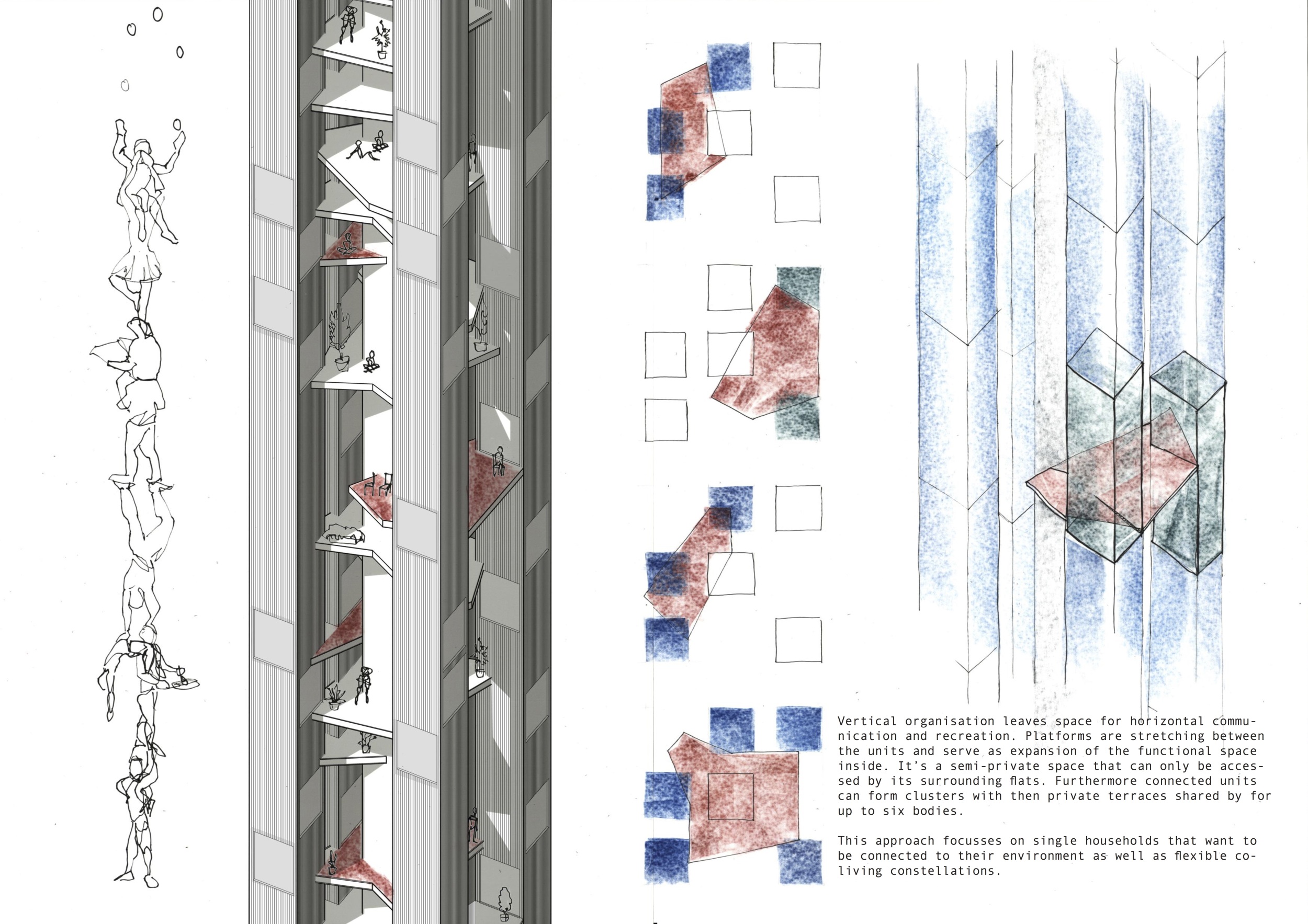 Architecture project // Elevated Living Spaces Enclosed in Concrete and ...