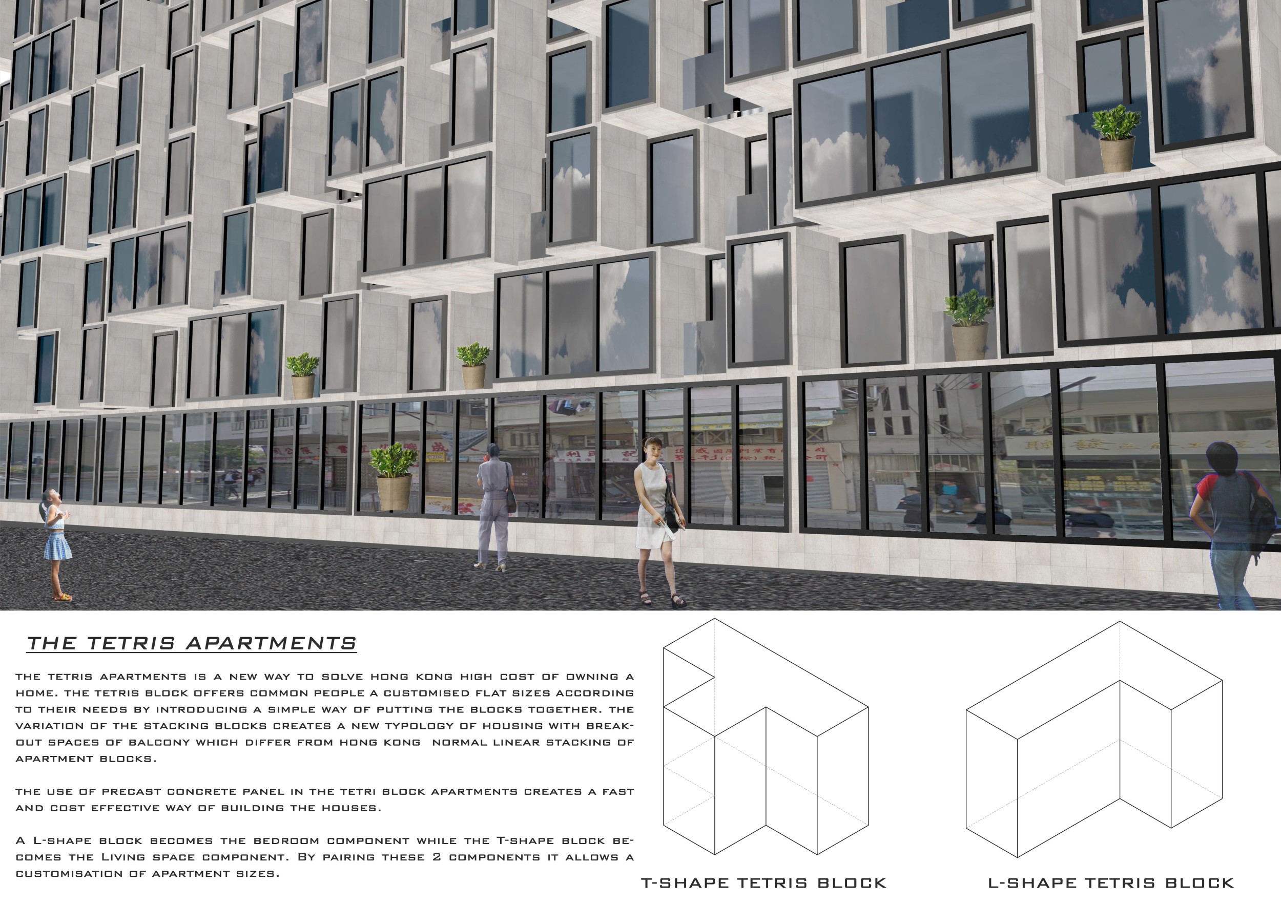 Architecture project // Vertical Stacking of Prefabricated Concrete and ...