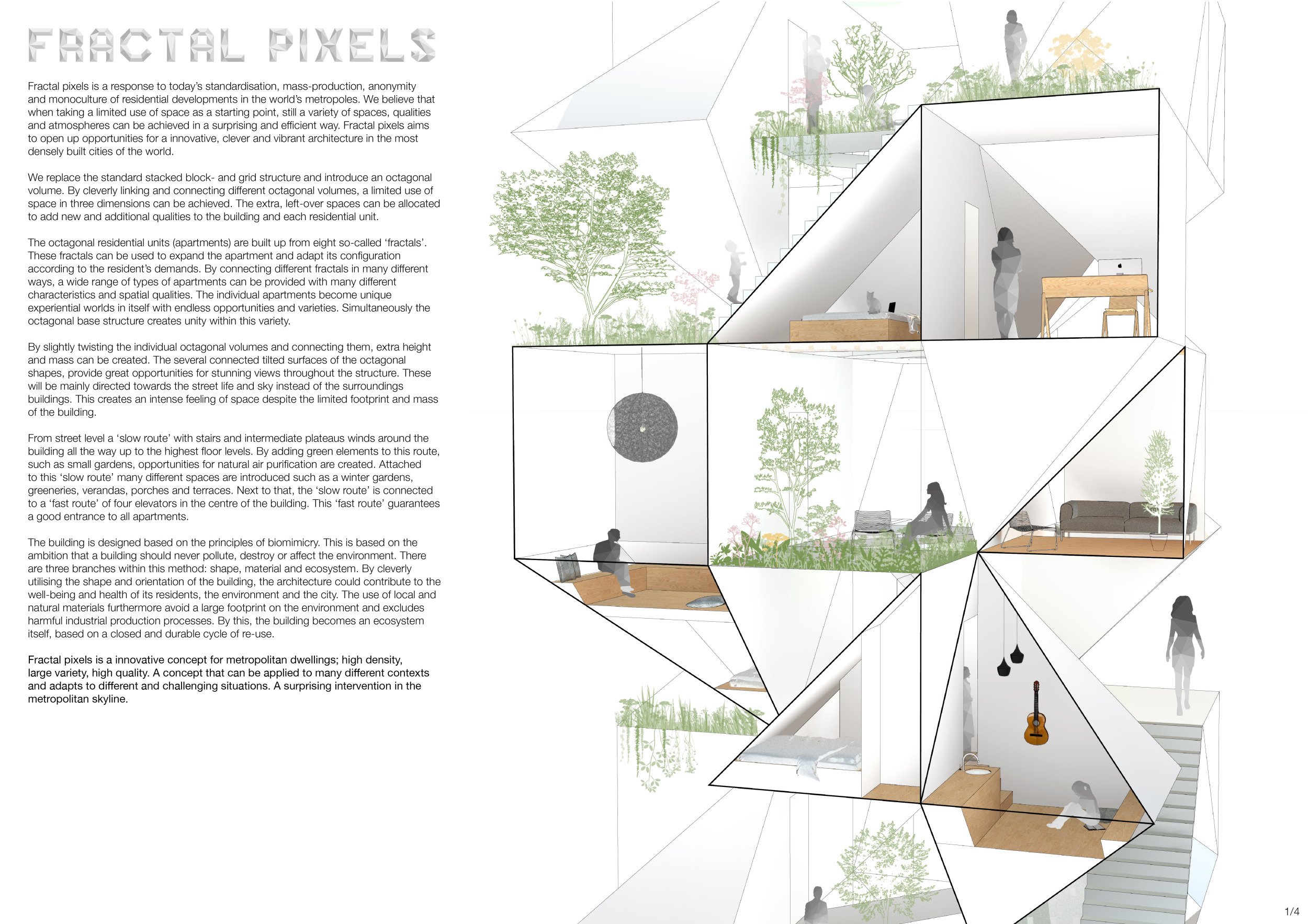 Architecture project // Fractal Geometry with Cross-Laminated Timber ...