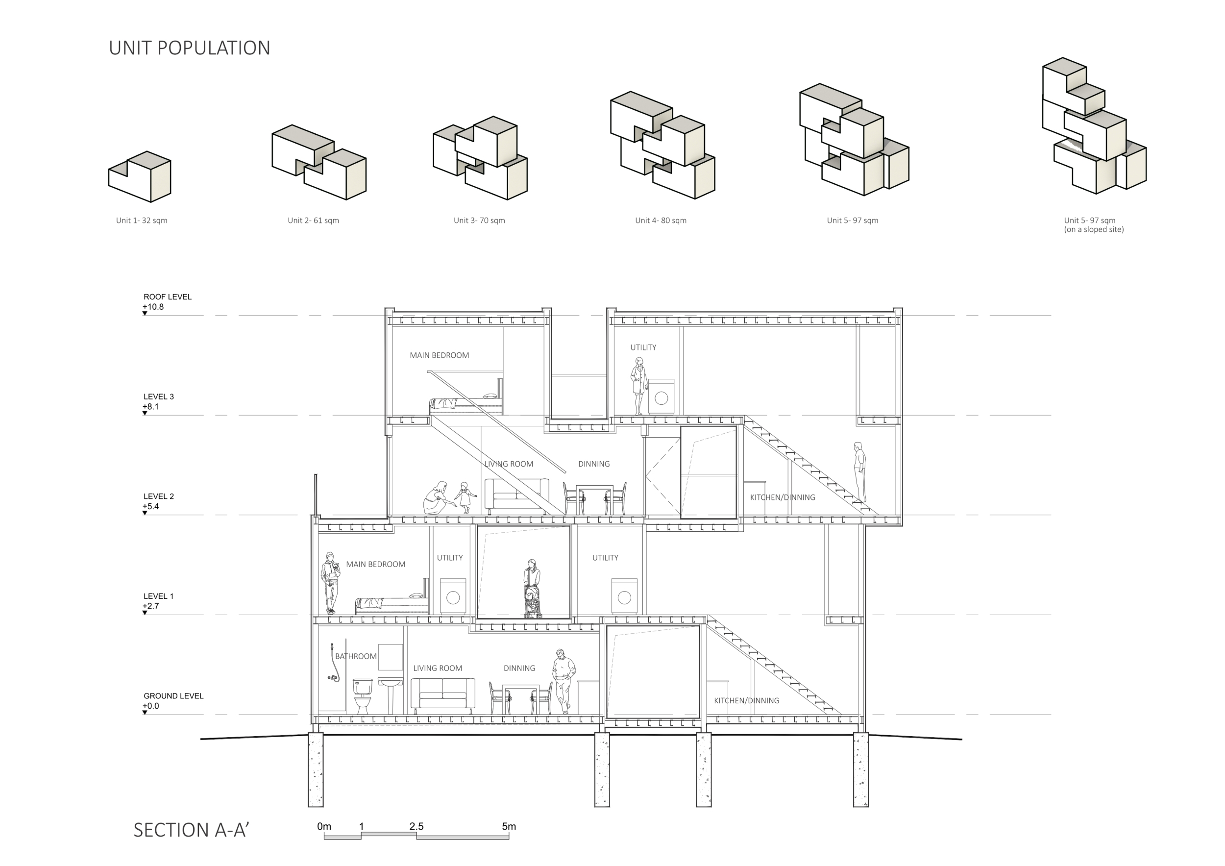 Architecture project // Interlocking Steel Frames with Natural Wood ...