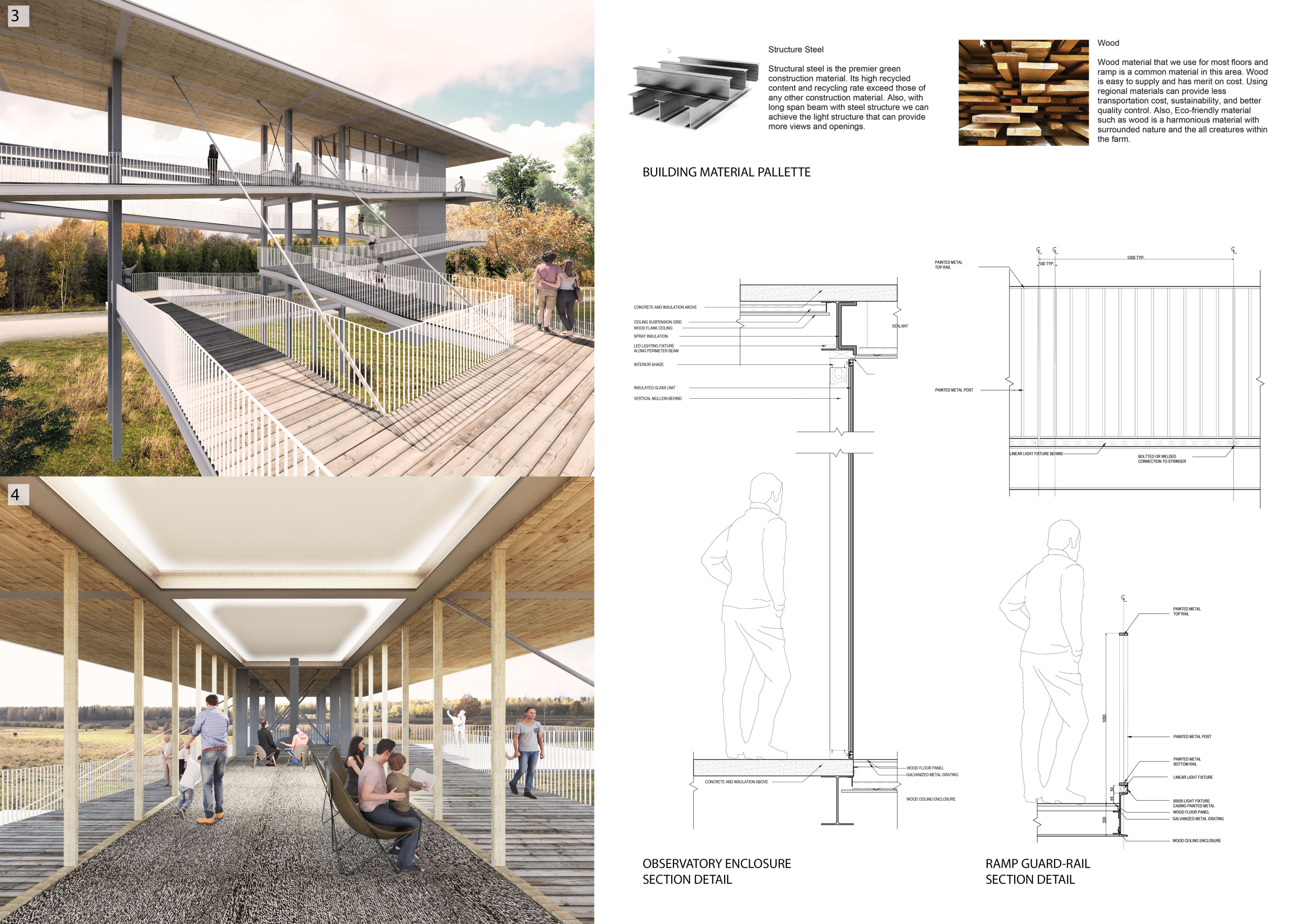 Architecture project // Elevated Ramps and Local Materials Create a ...