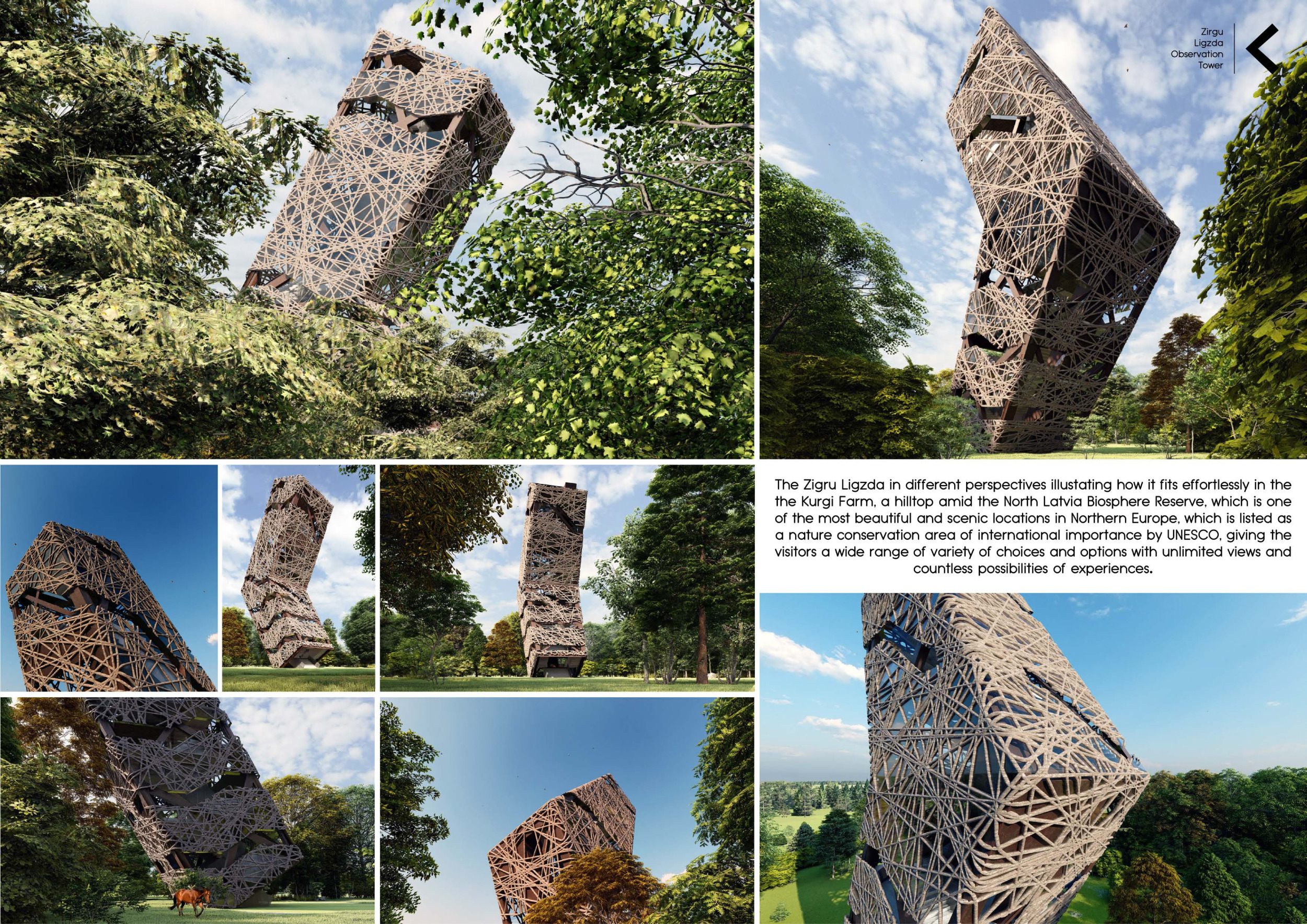 Architecture project // Twisted Skin Forming a Connection with Nature ...
