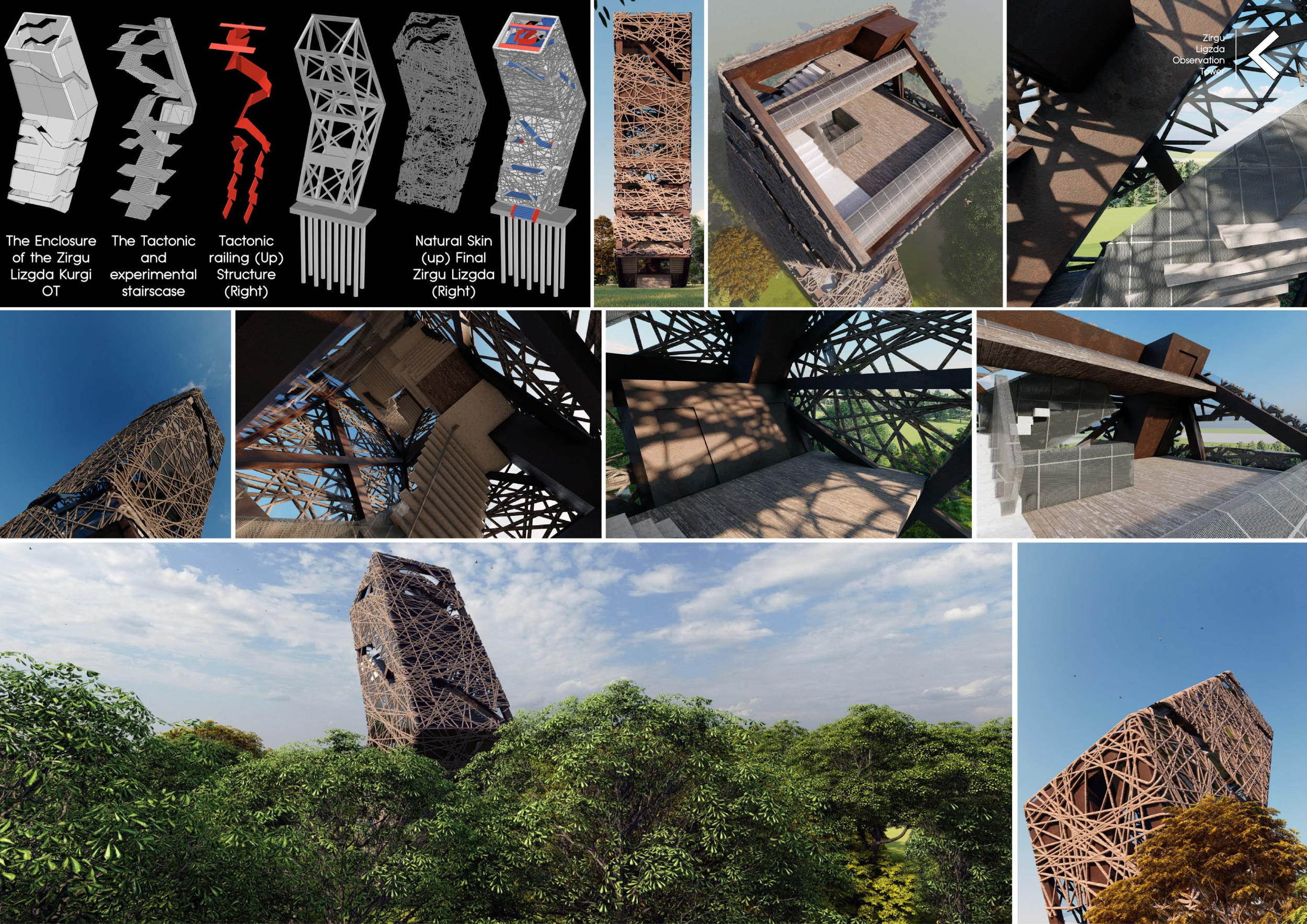 Architecture project // Twisted Skin Forming a Connection with Nature ...