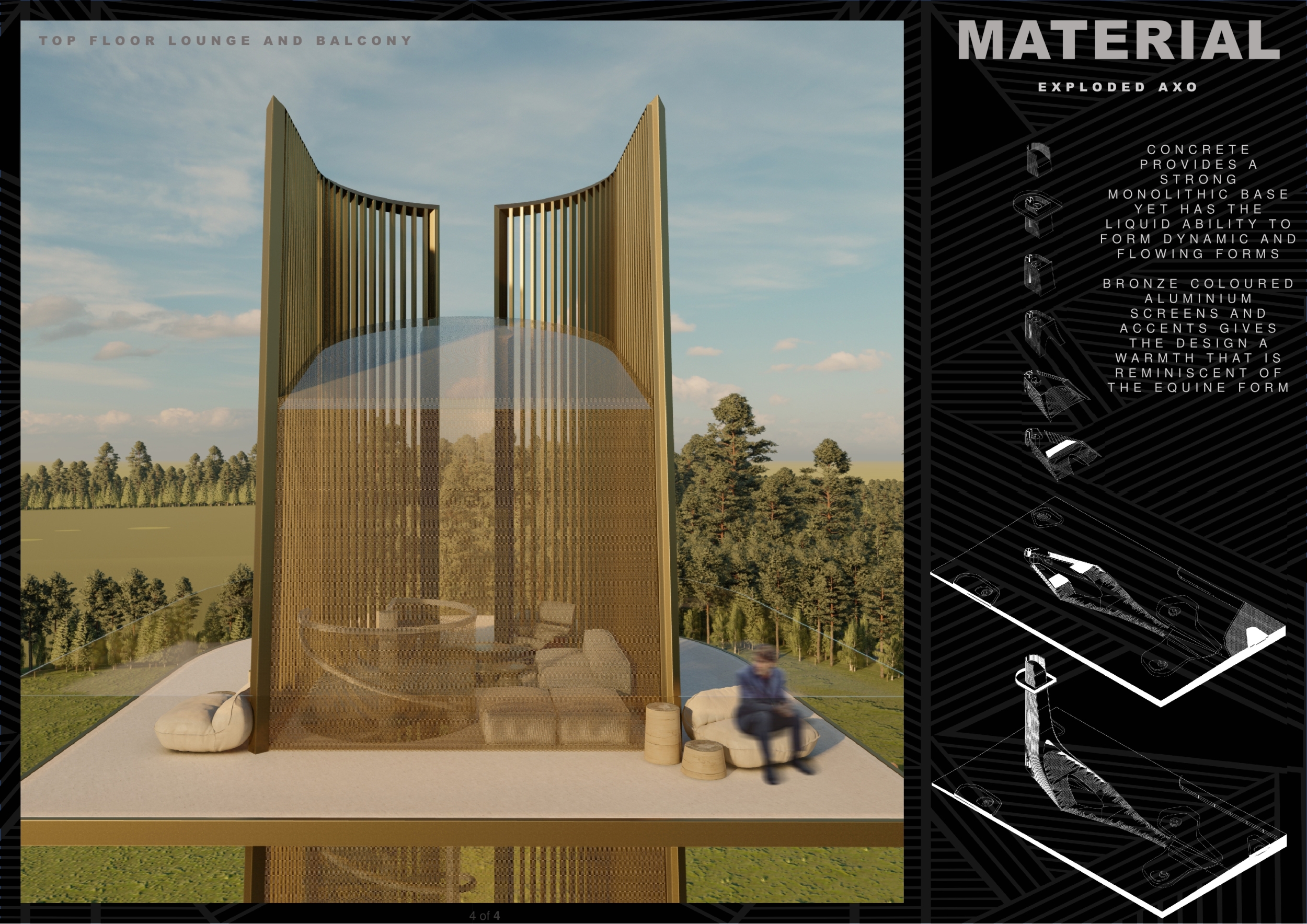 Architecture project // Hydraulic Lift Tower Crafted with Concrete and ...