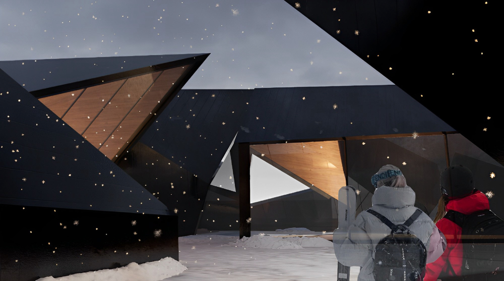 Iceland Ski Snow Cabin competition participants - Chenglu Xue, Yaxin ...